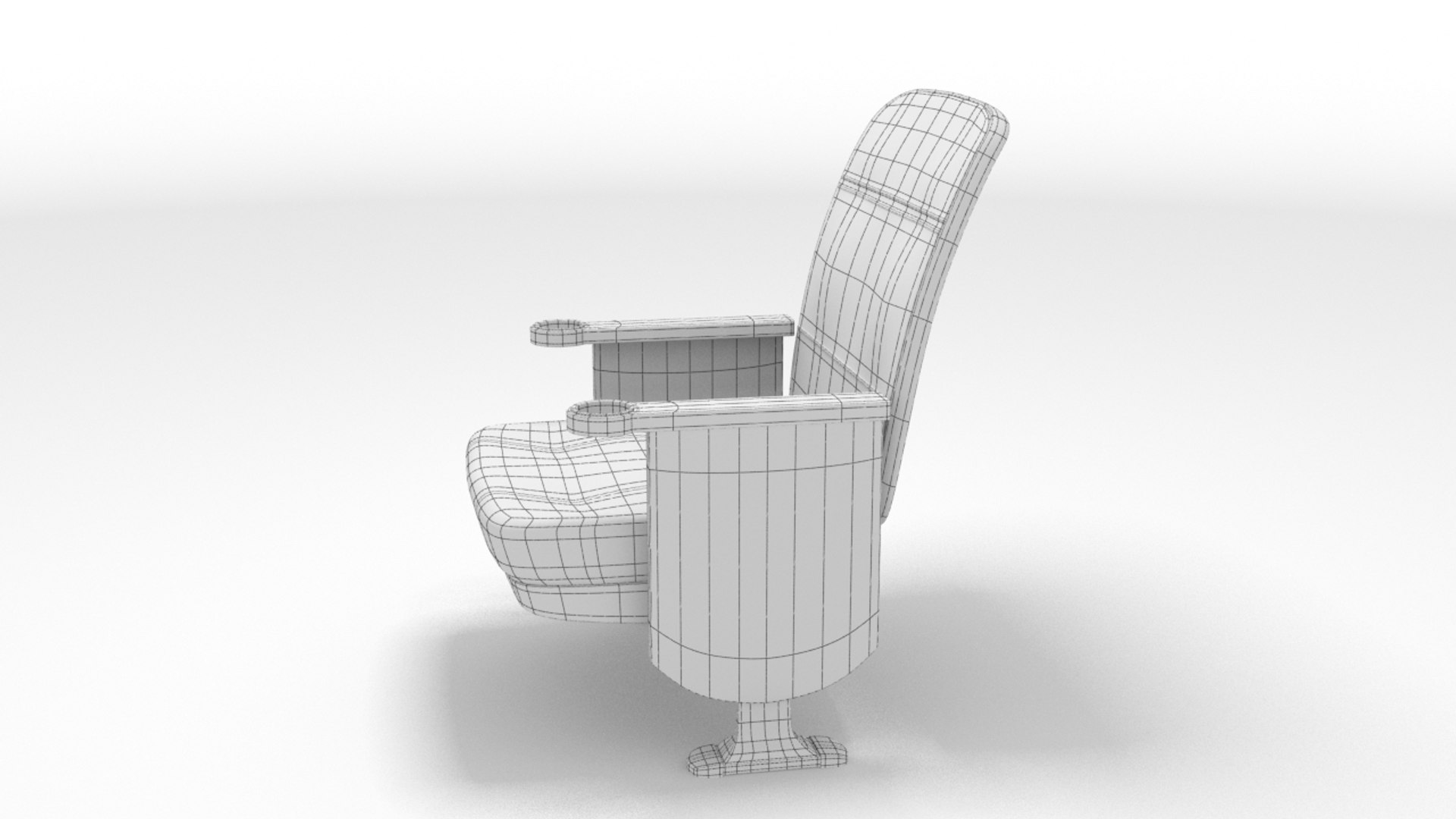 3d theatre suite chair model