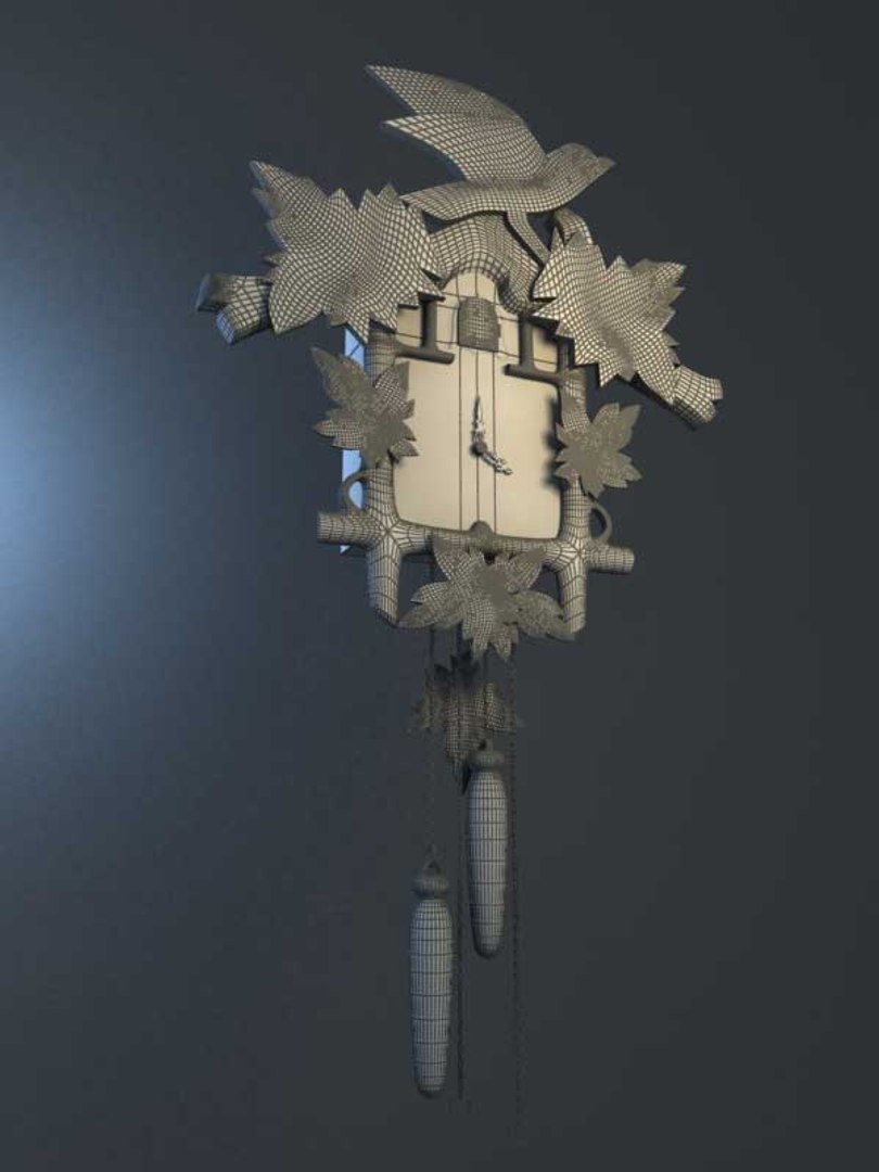 3d cuckoo clock