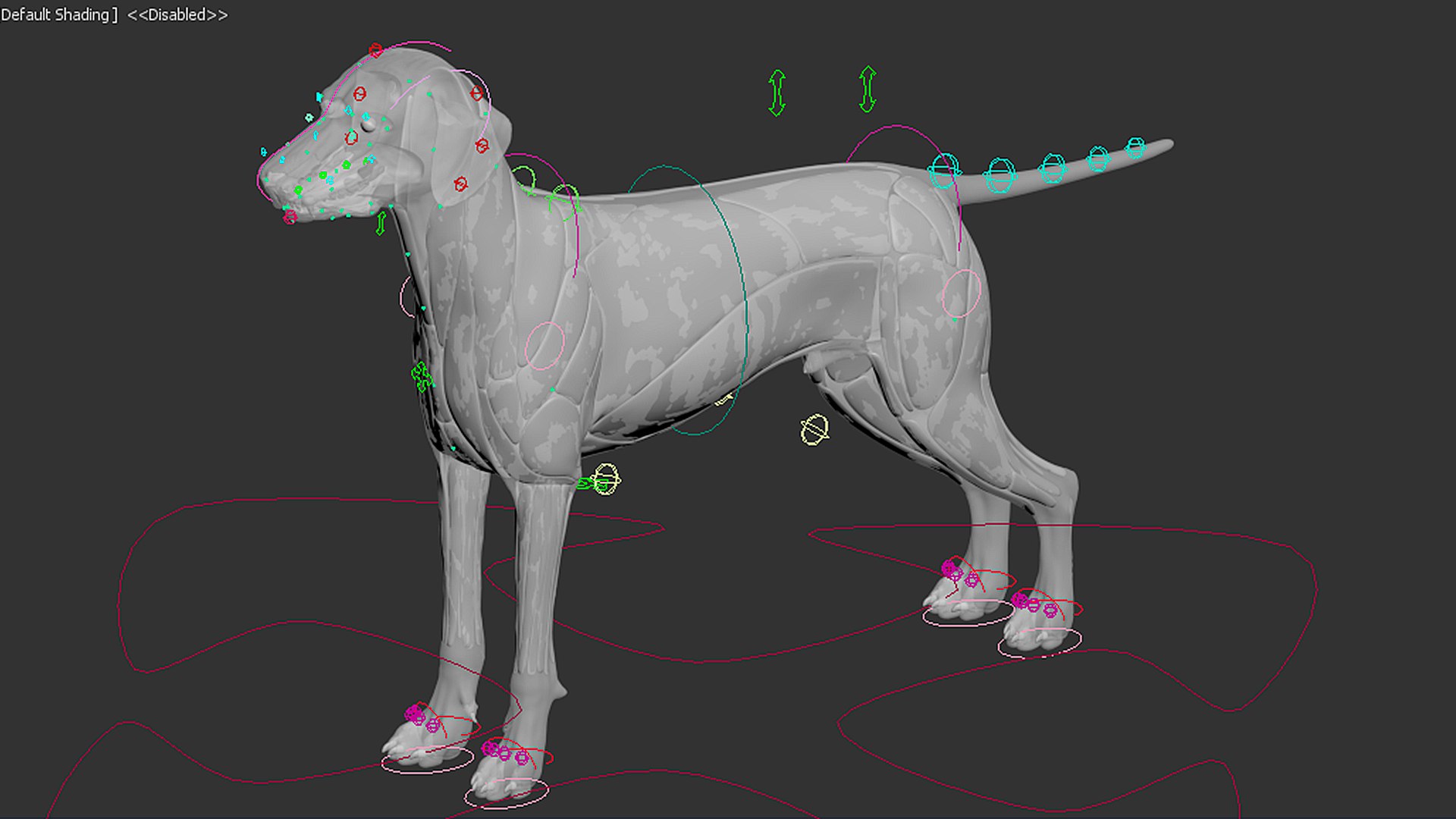 Dog dalmatian rigged animation 3D model - TurboSquid 1651711