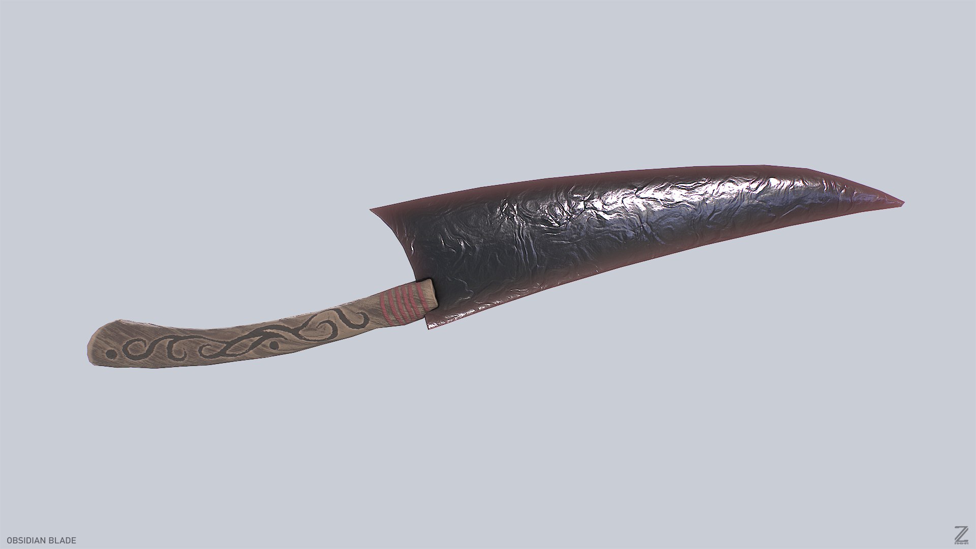 Obsidian Blade 3D Model - TurboSquid 2219764