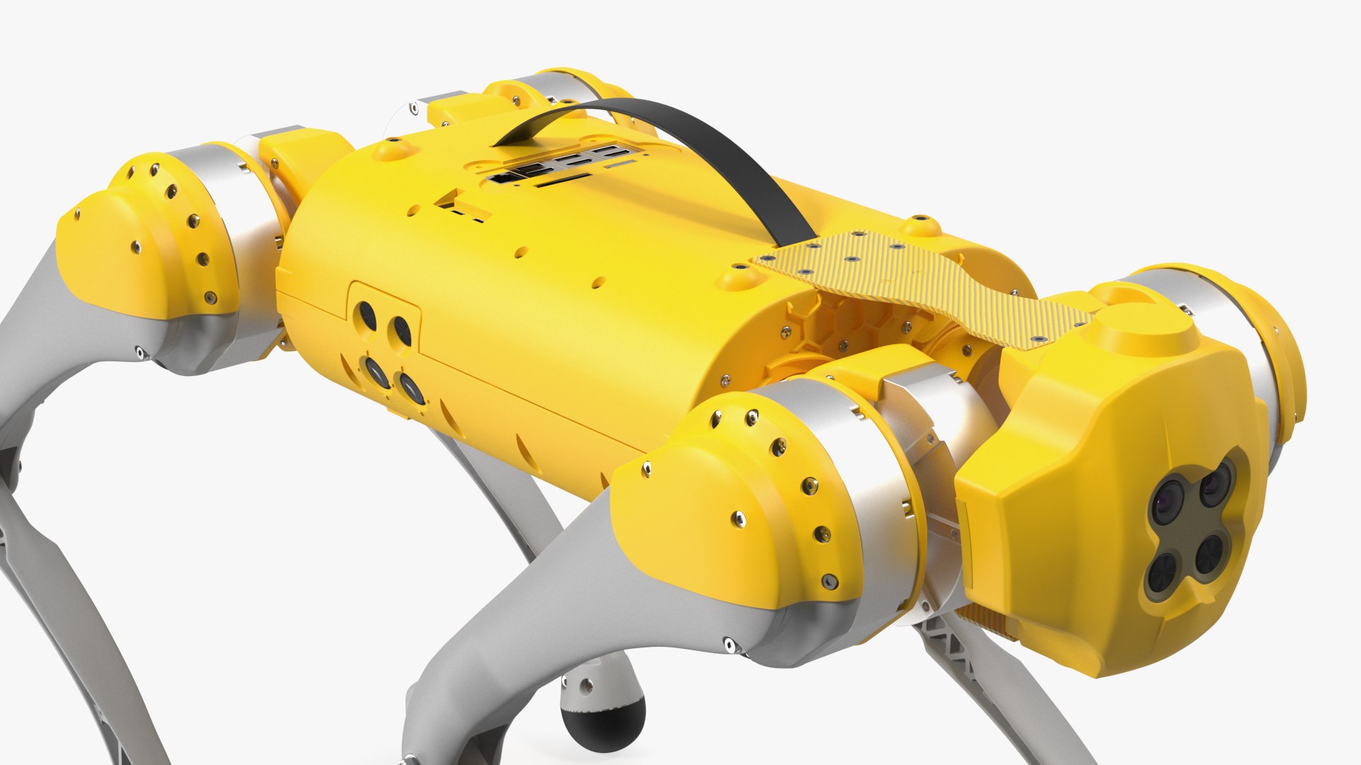 Bionic Dog Robot Yellow Model - TurboSquid 2131818