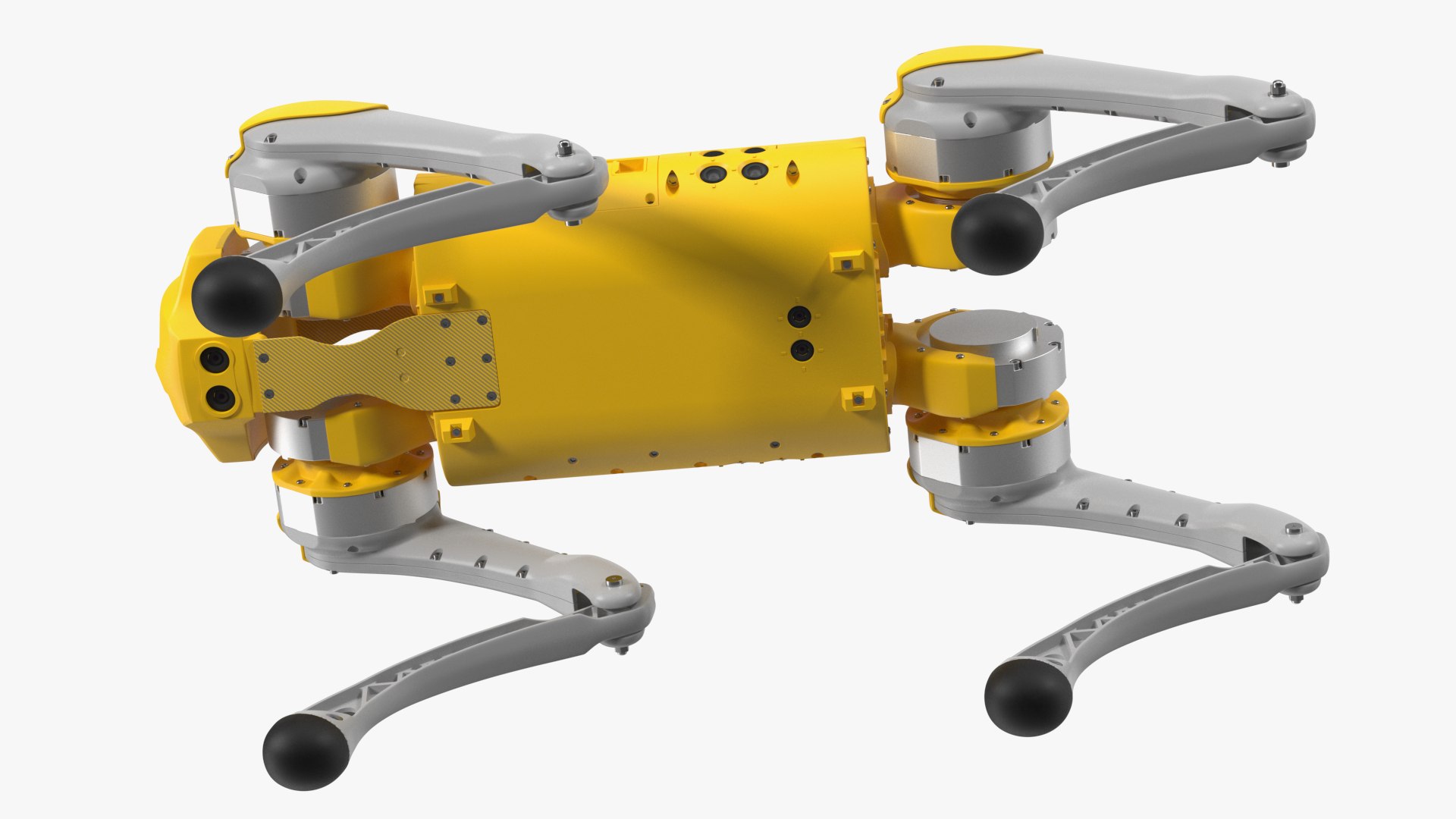 Bionic Dog Robot Yellow Model - TurboSquid 2131818