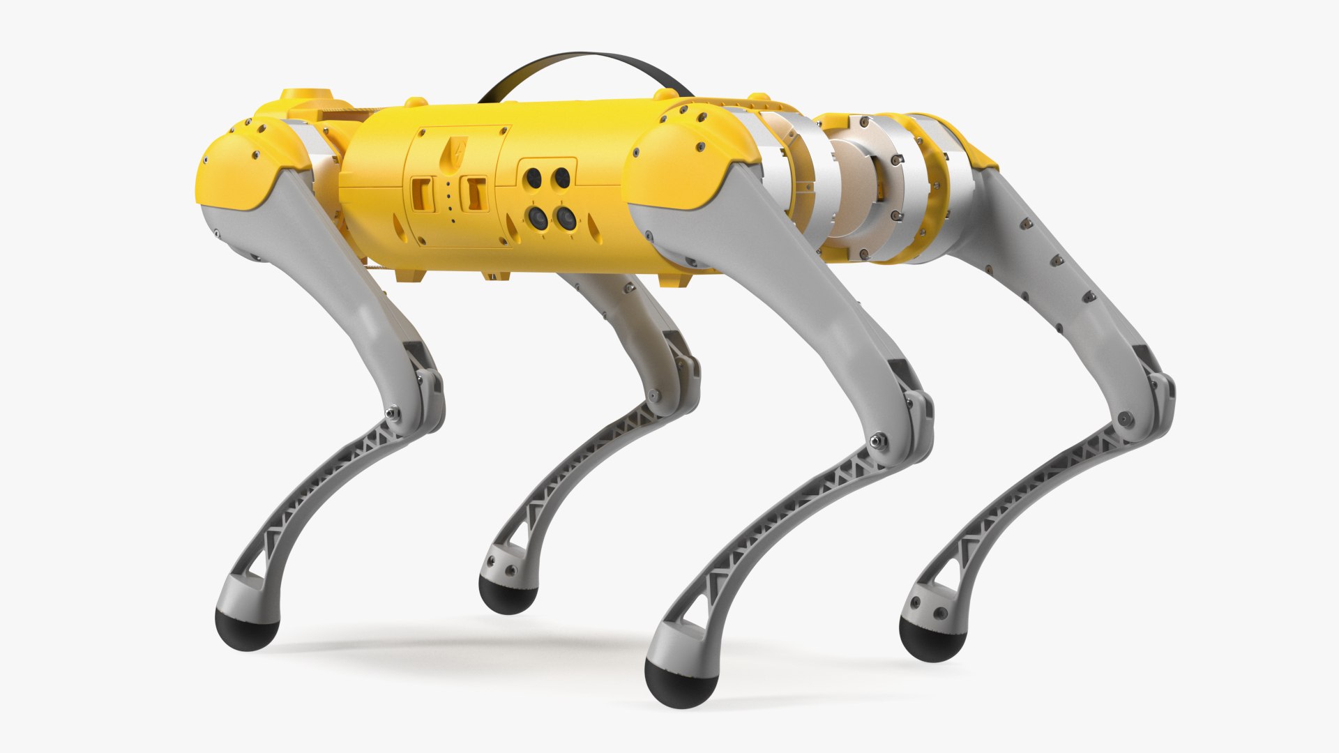 Bionic Dog Robot Yellow Model - TurboSquid 2131818