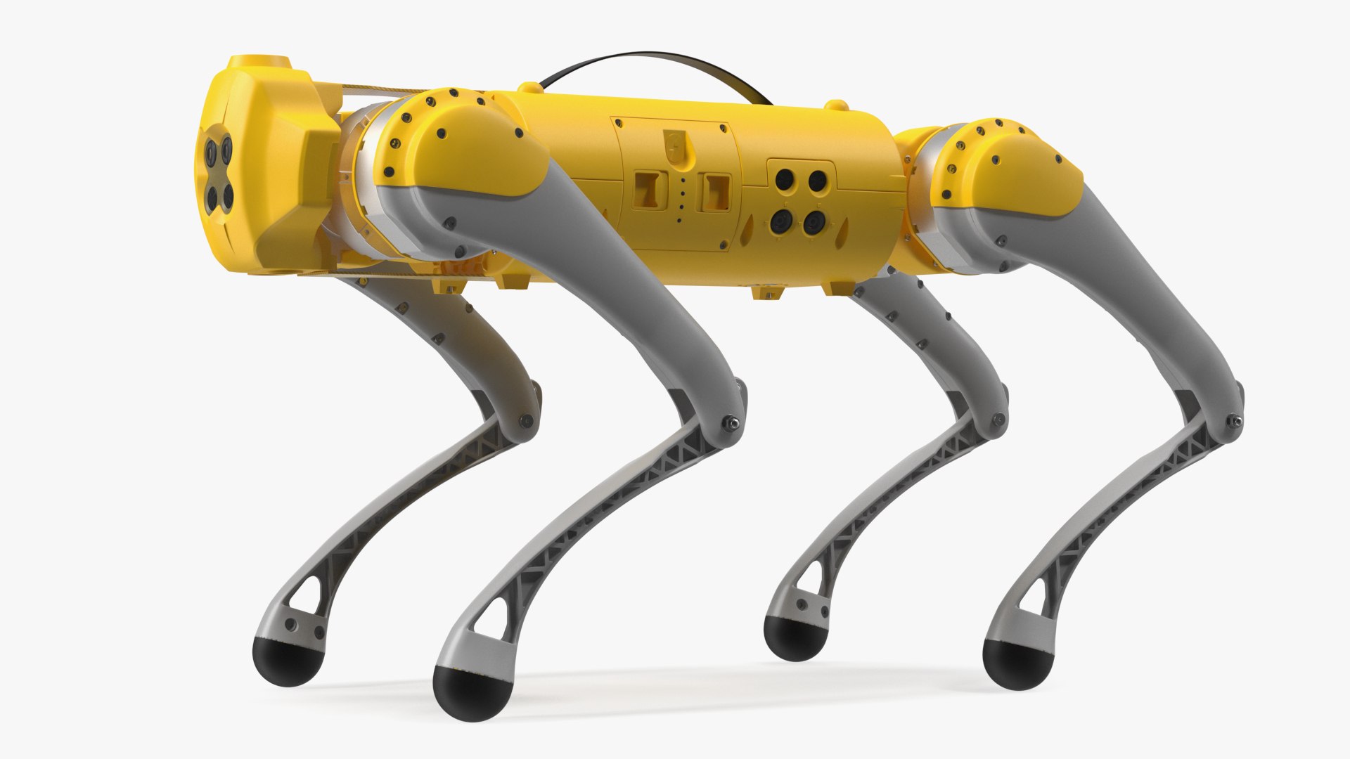 Bionic Dog Robot Yellow Model - TurboSquid 2131818
