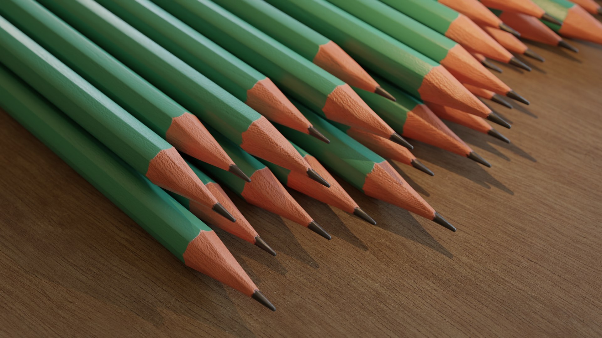 Graphite Pencils Collection 3D Model - TurboSquid 2242907