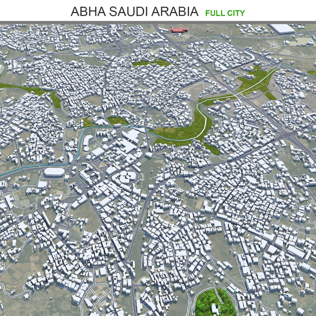 Abha Saudi Arabia 3D model - TurboSquid 2041957