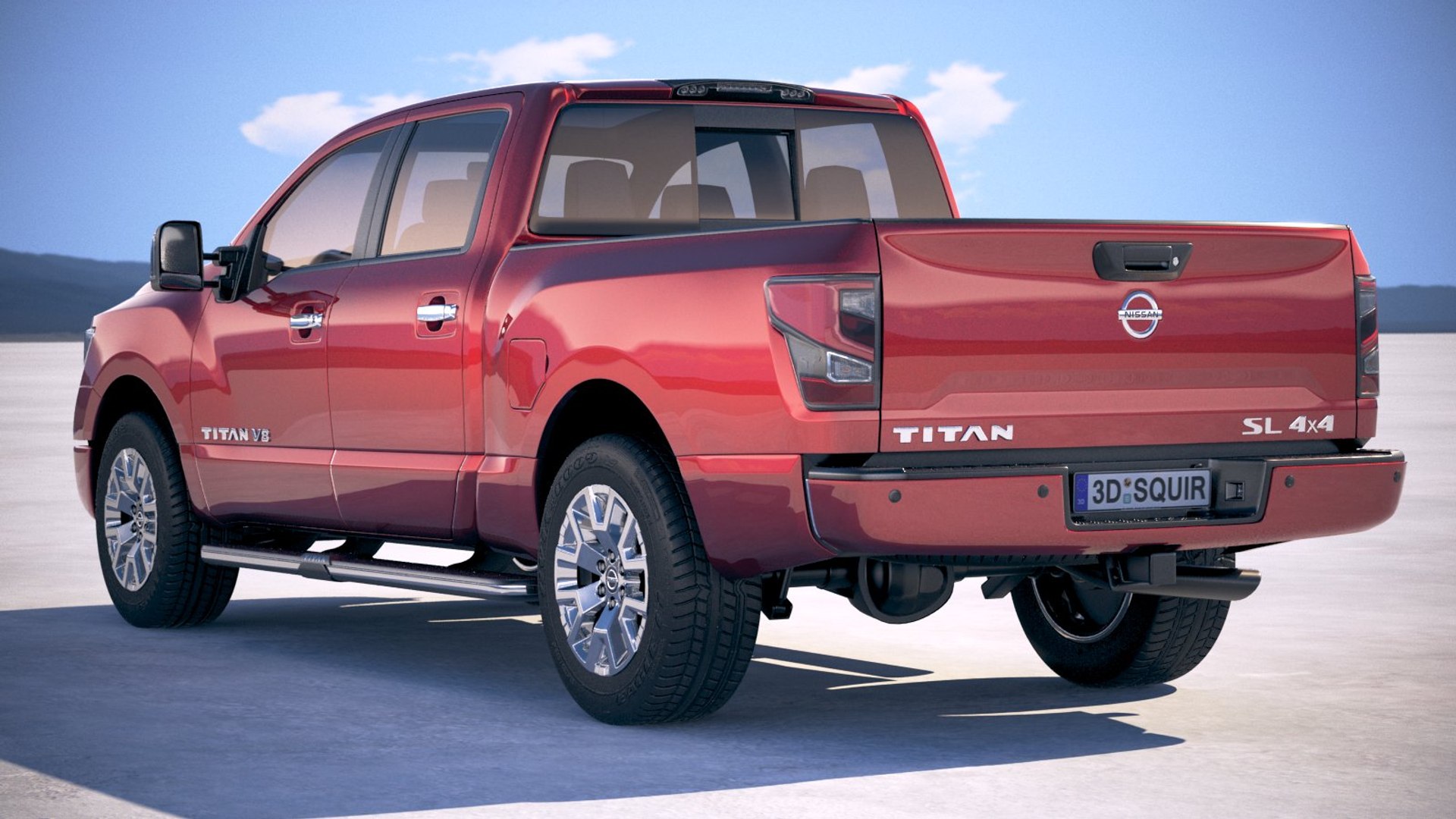 Nissan titan 2020 3D model - TurboSquid 1461187