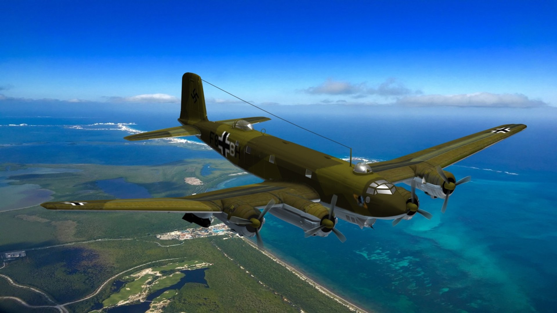 3D Focke Wulf Fw 200 - TurboSquid 1216122