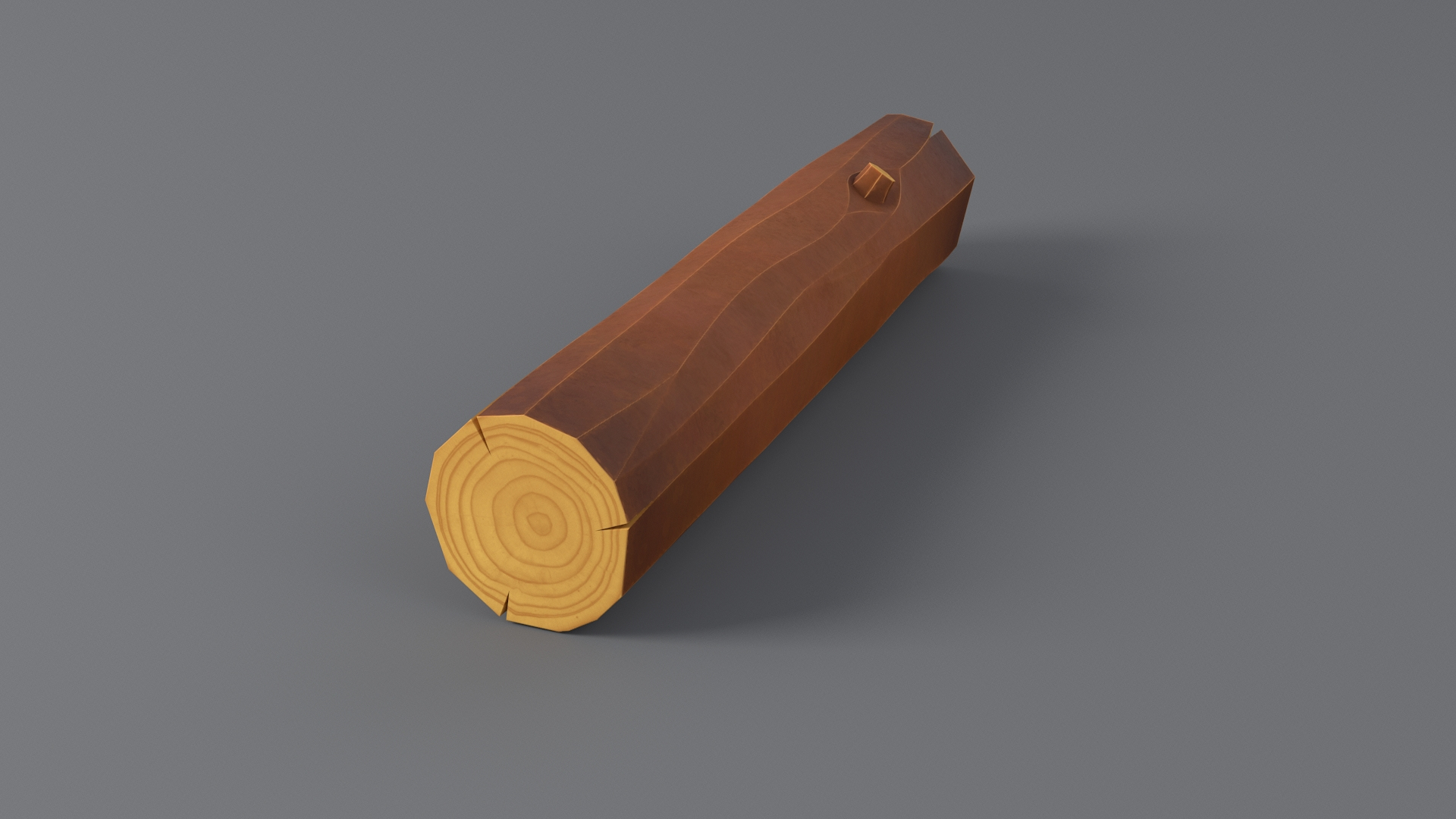 3D Cartoon Log 04 Model - TurboSquid 1941557