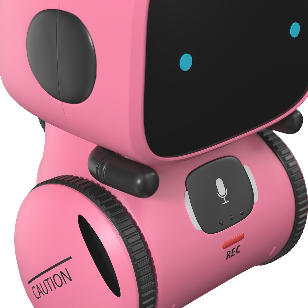 3D Model Smart Talking Kids Robot Toy Intelligent Partner And Teacher ...