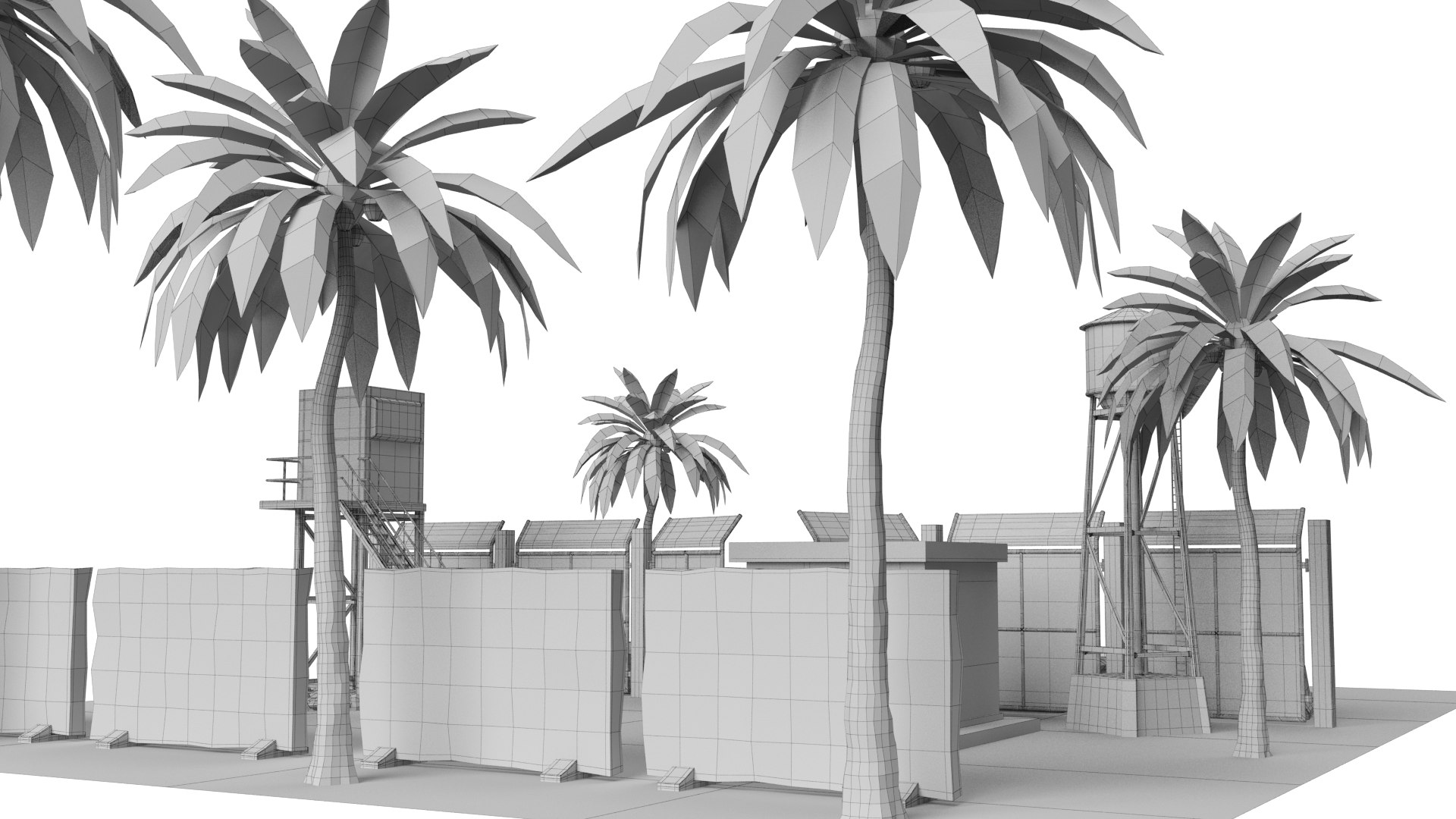 3D security checkpoint - TurboSquid 1673191