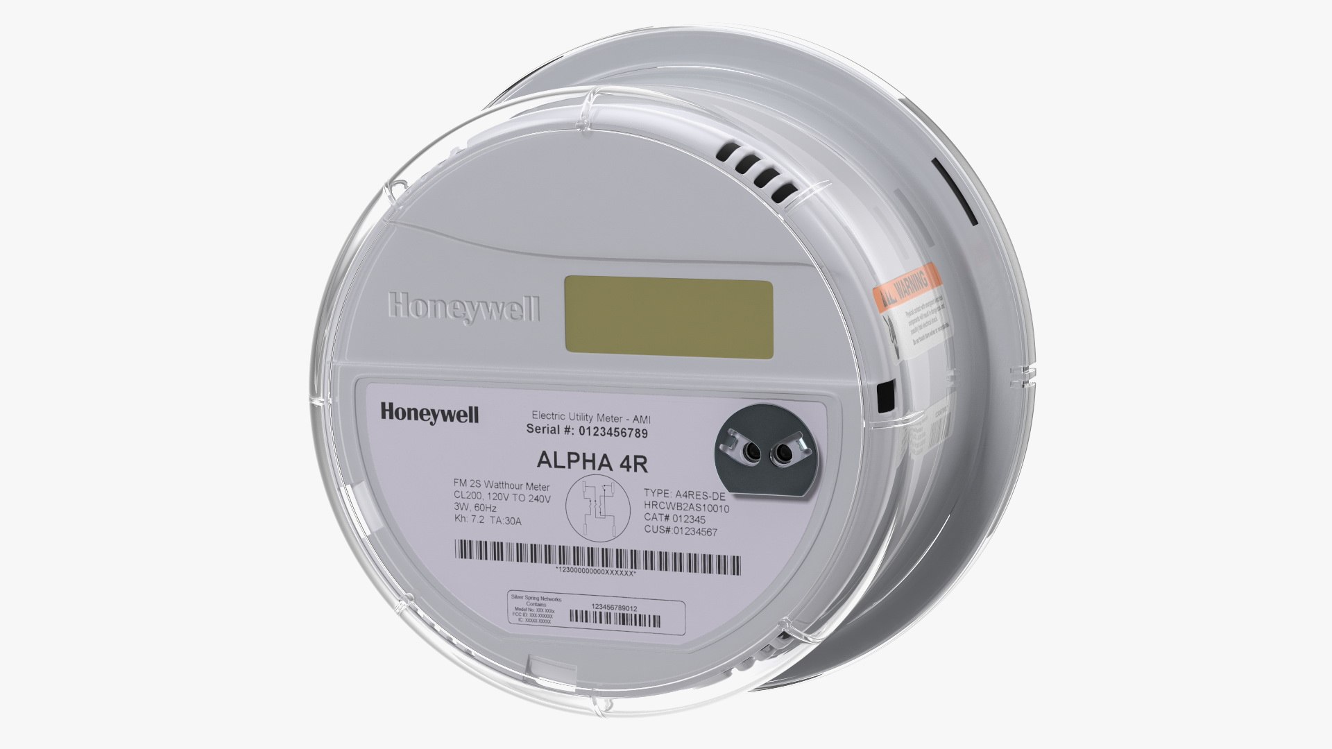 3D Electricity Meter Honeywell A4RES OFF Model - TurboSquid 1893572