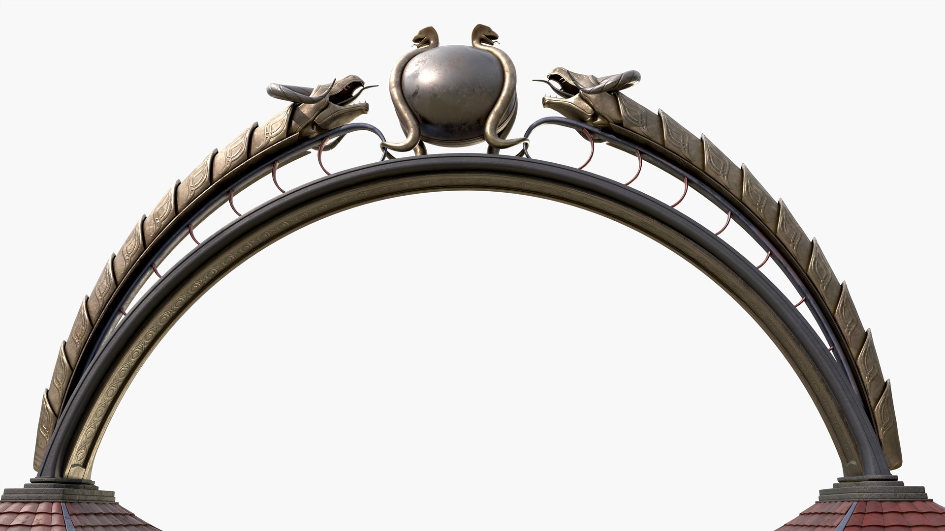 Ancient Japanese Arch Gate 3D Model - TurboSquid 2388846