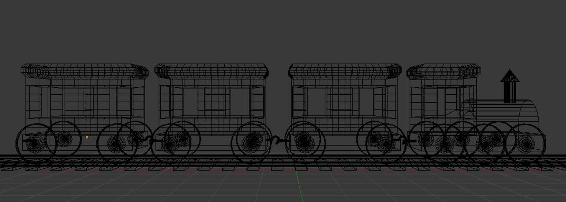 3D Simple Toy Train Track - TurboSquid 1216661