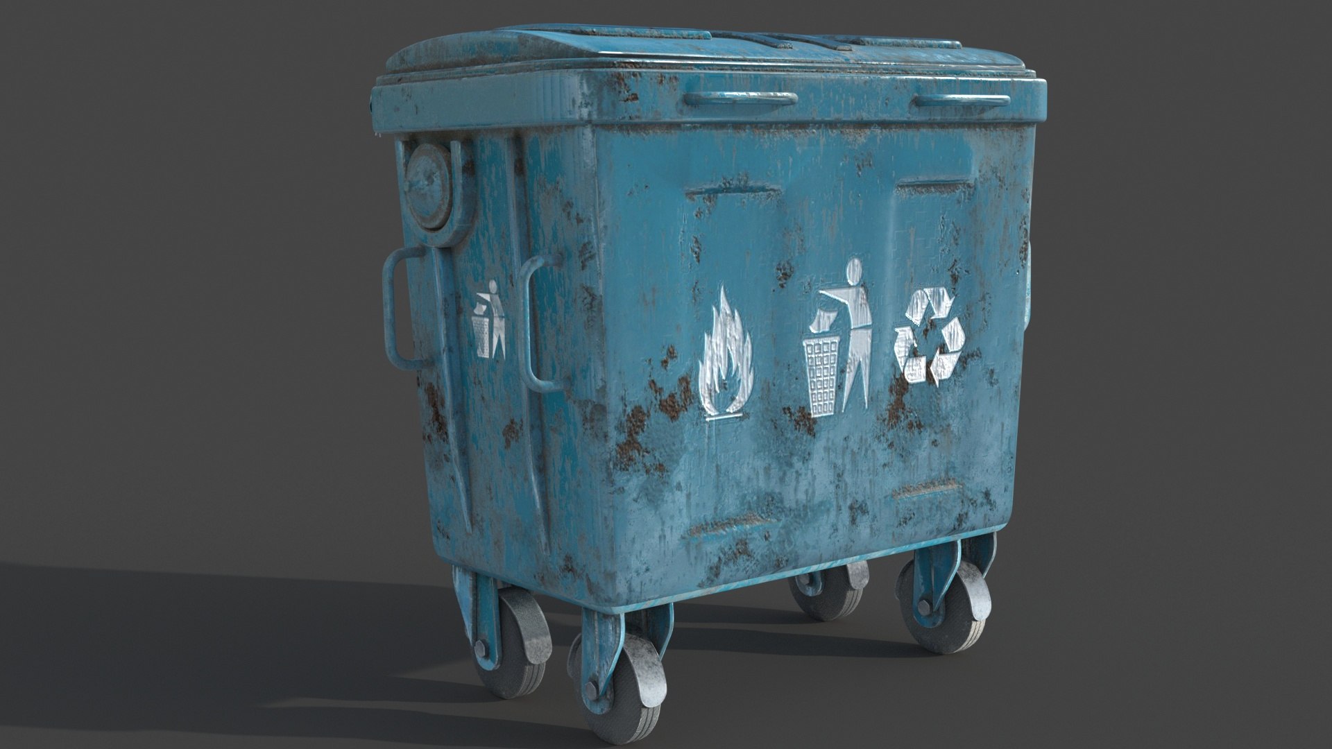 3D Garbage bin model - TurboSquid 1941212