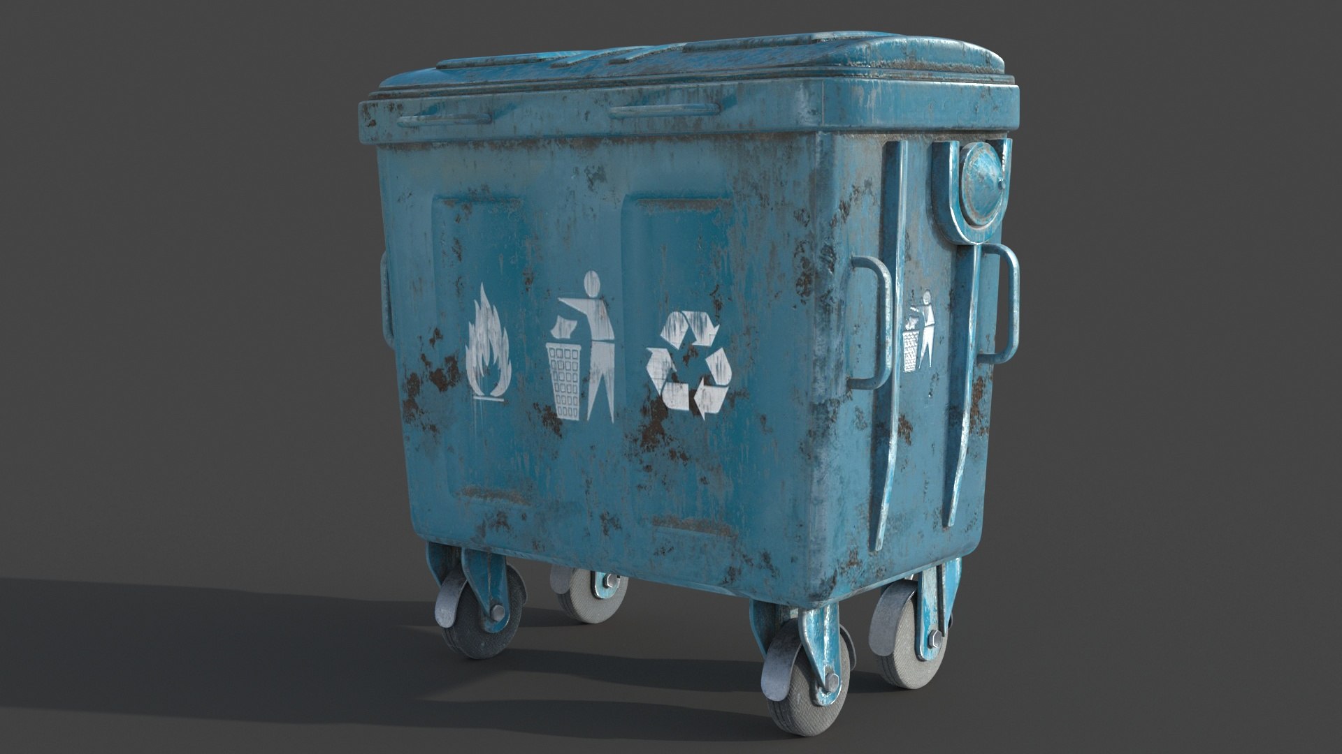 3D Garbage bin model - TurboSquid 1941212