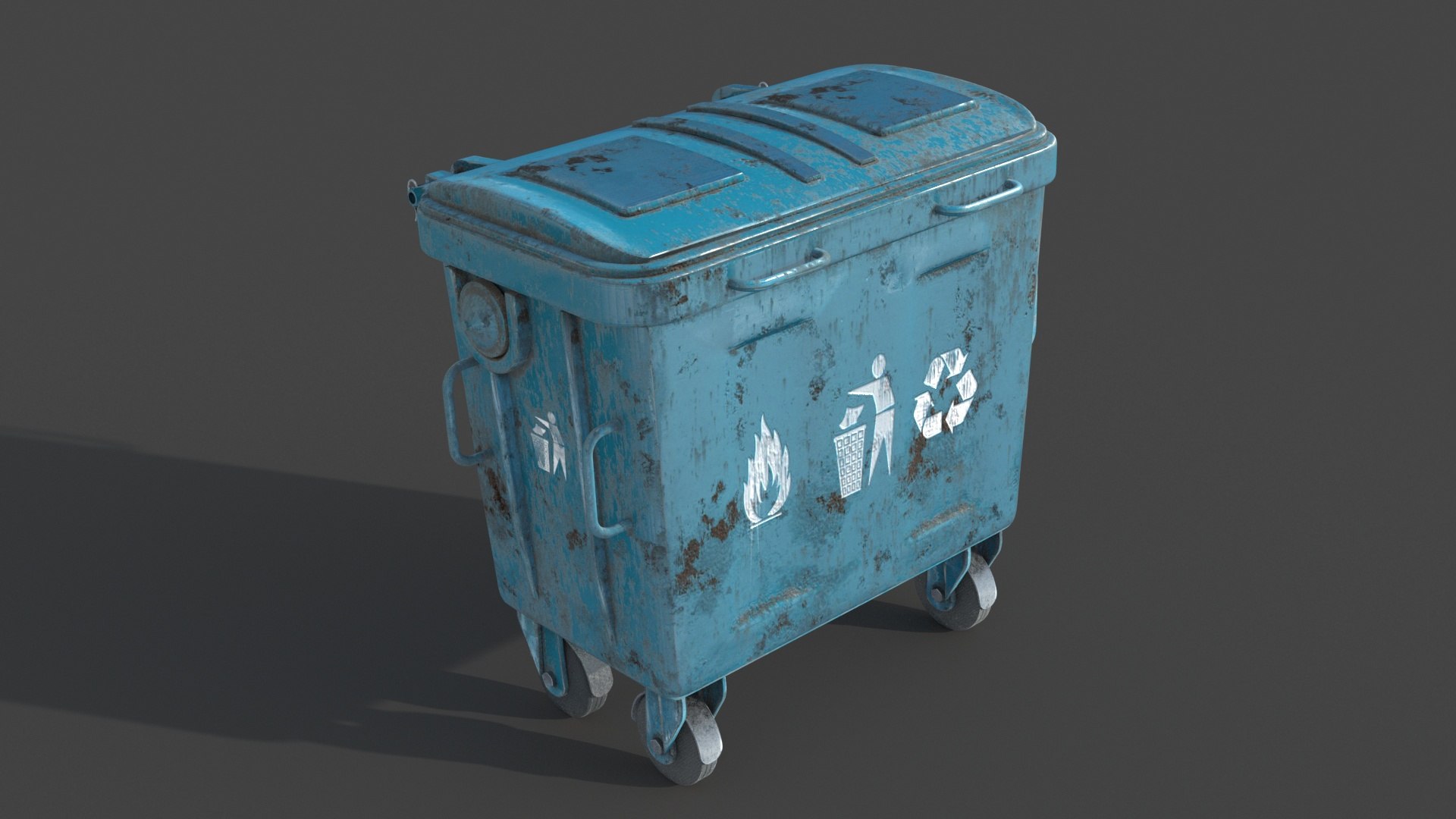 3D Garbage bin model - TurboSquid 1941212