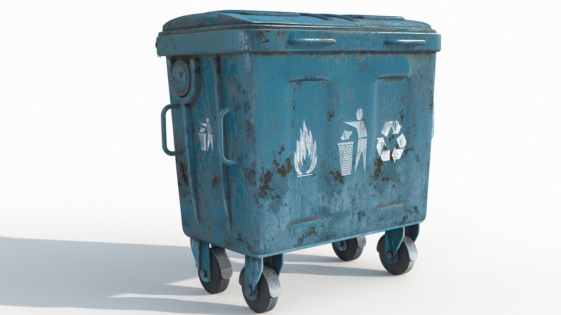 3D Garbage bin model - TurboSquid 1941212