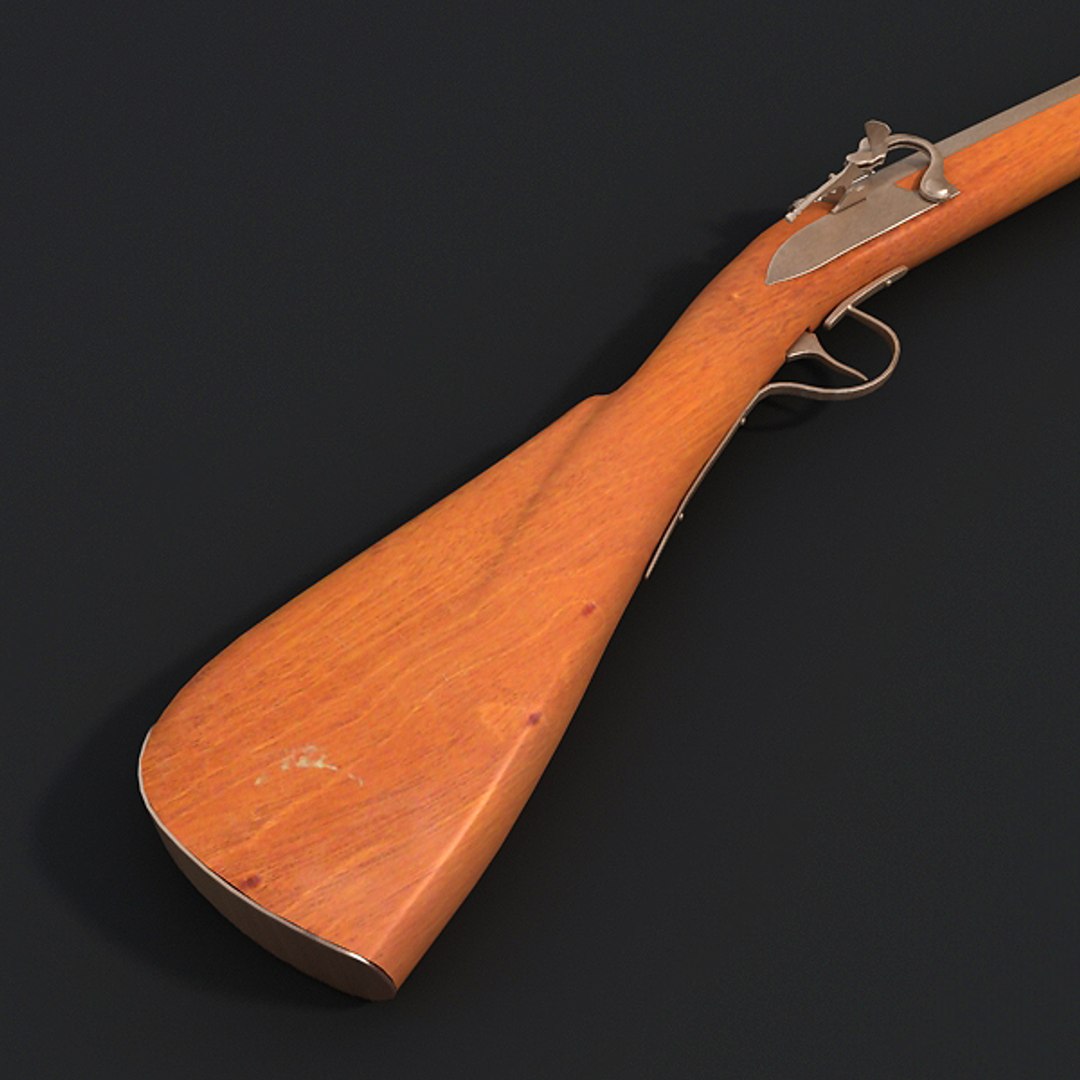 Musket Accessories 3ds