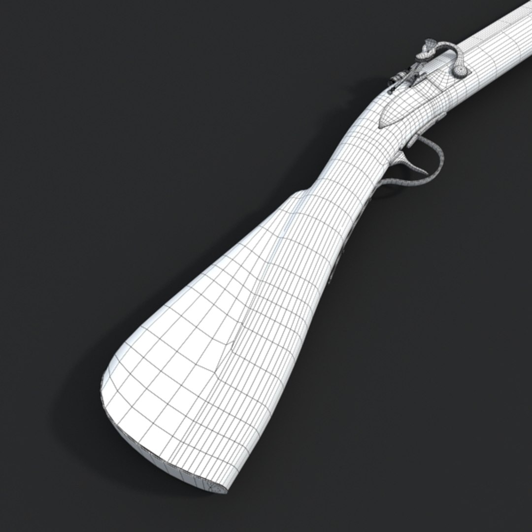 Musket Accessories 3ds