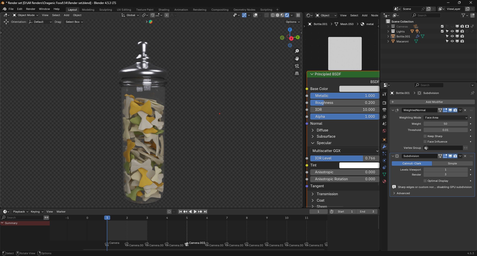Pasta Jar 3D - TurboSquid 2477589