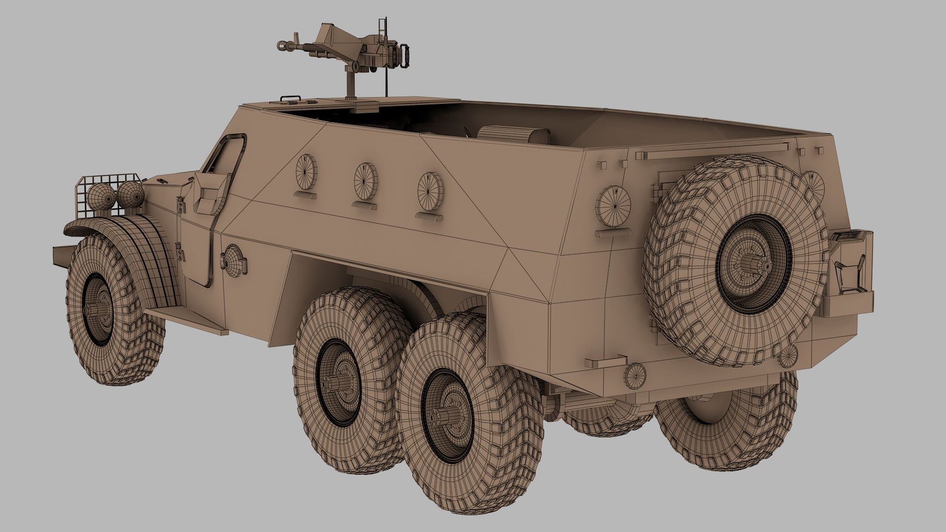 Soviet Btr 152 Armored Personnel 3d Model