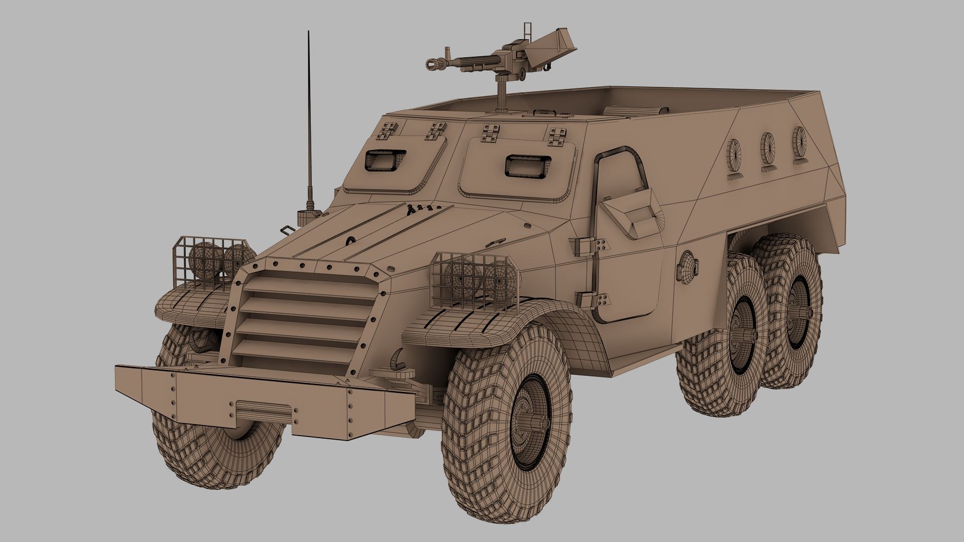 Soviet Btr 152 Armored Personnel 3d Model