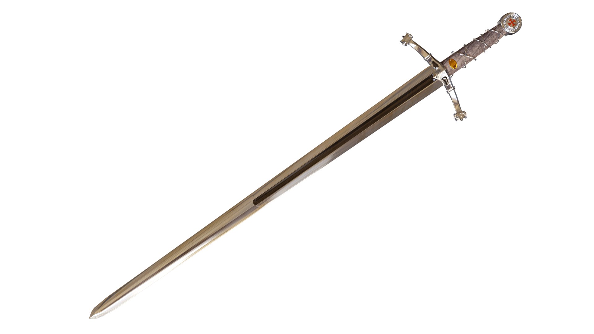 3D model longsword sword long type - TurboSquid 1628437