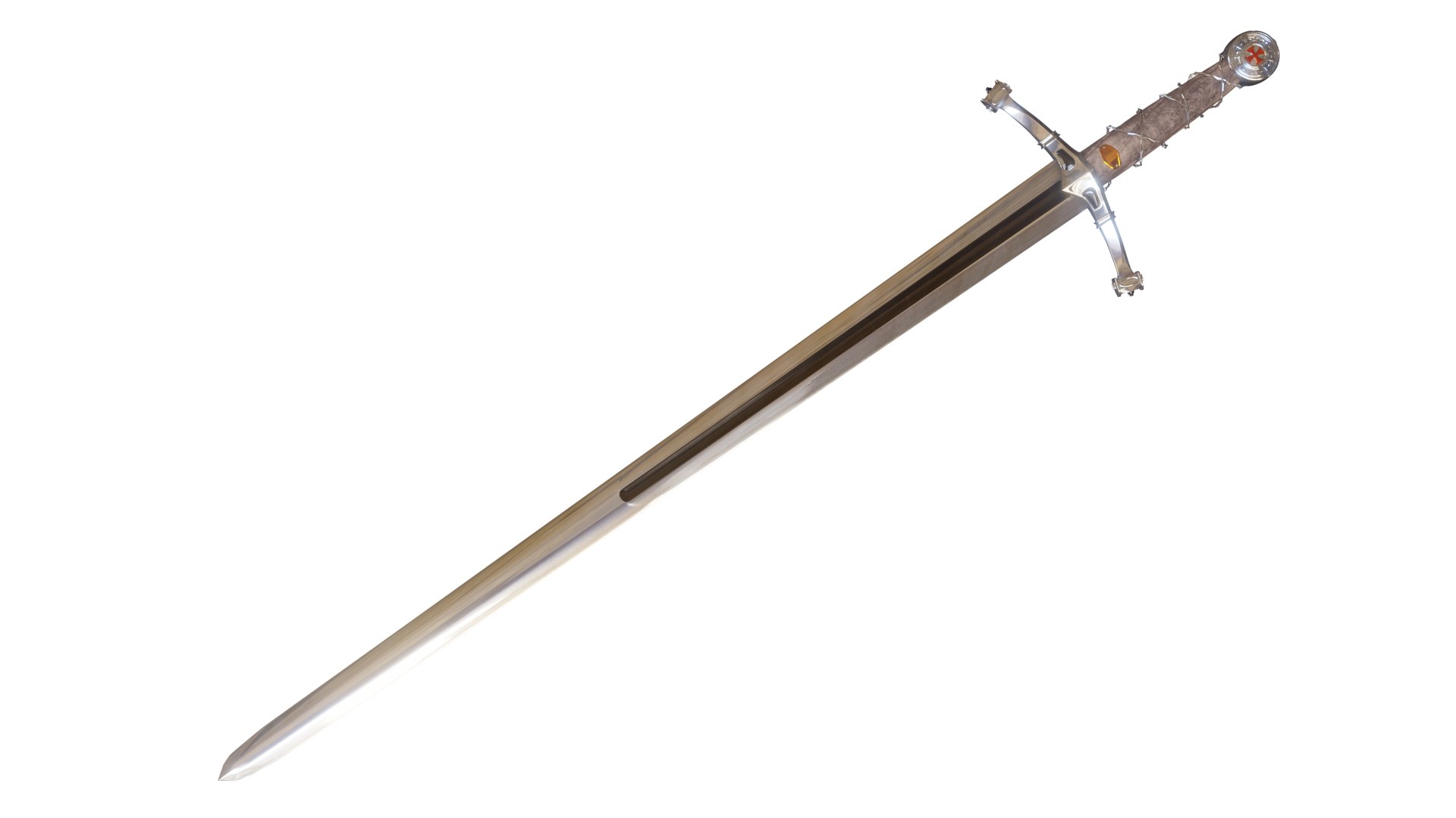 3D model longsword sword long type - TurboSquid 1628437