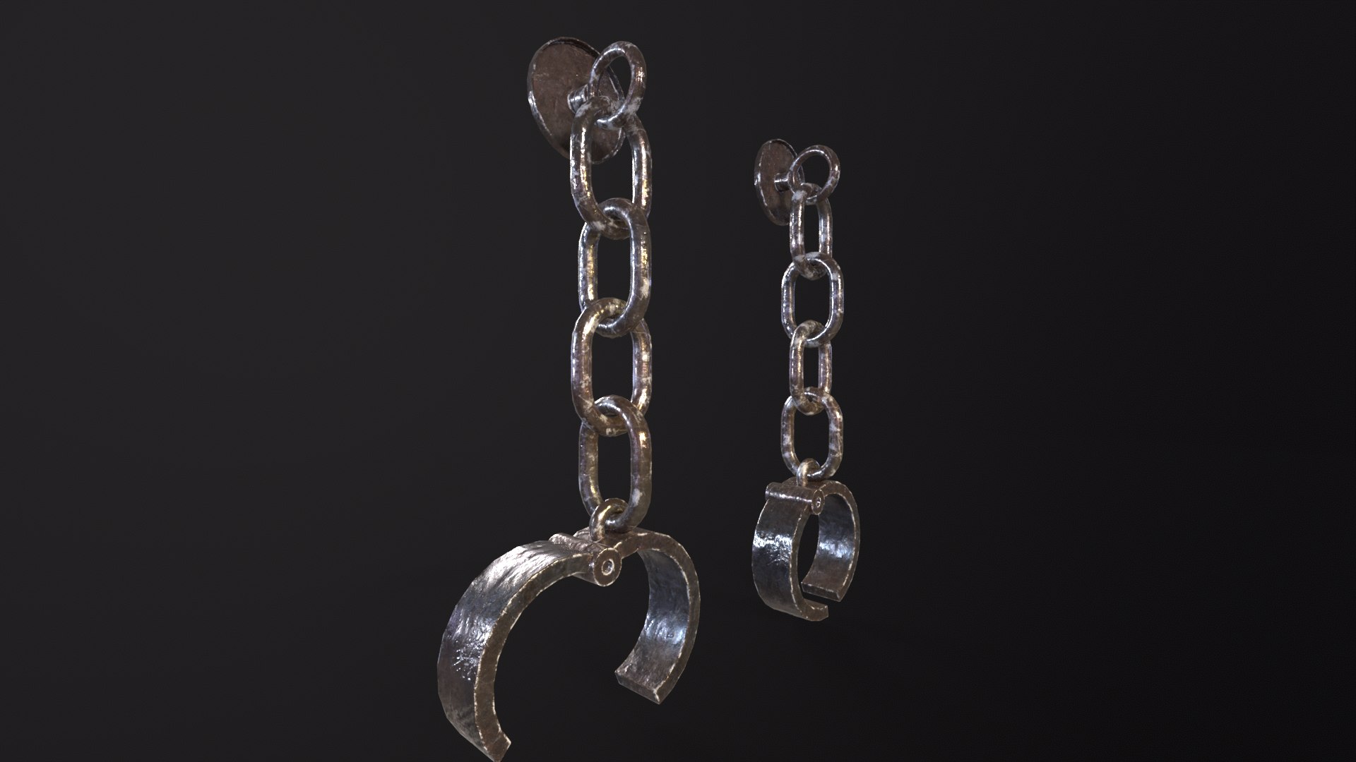 3D Old Shackles - TurboSquid 2150171