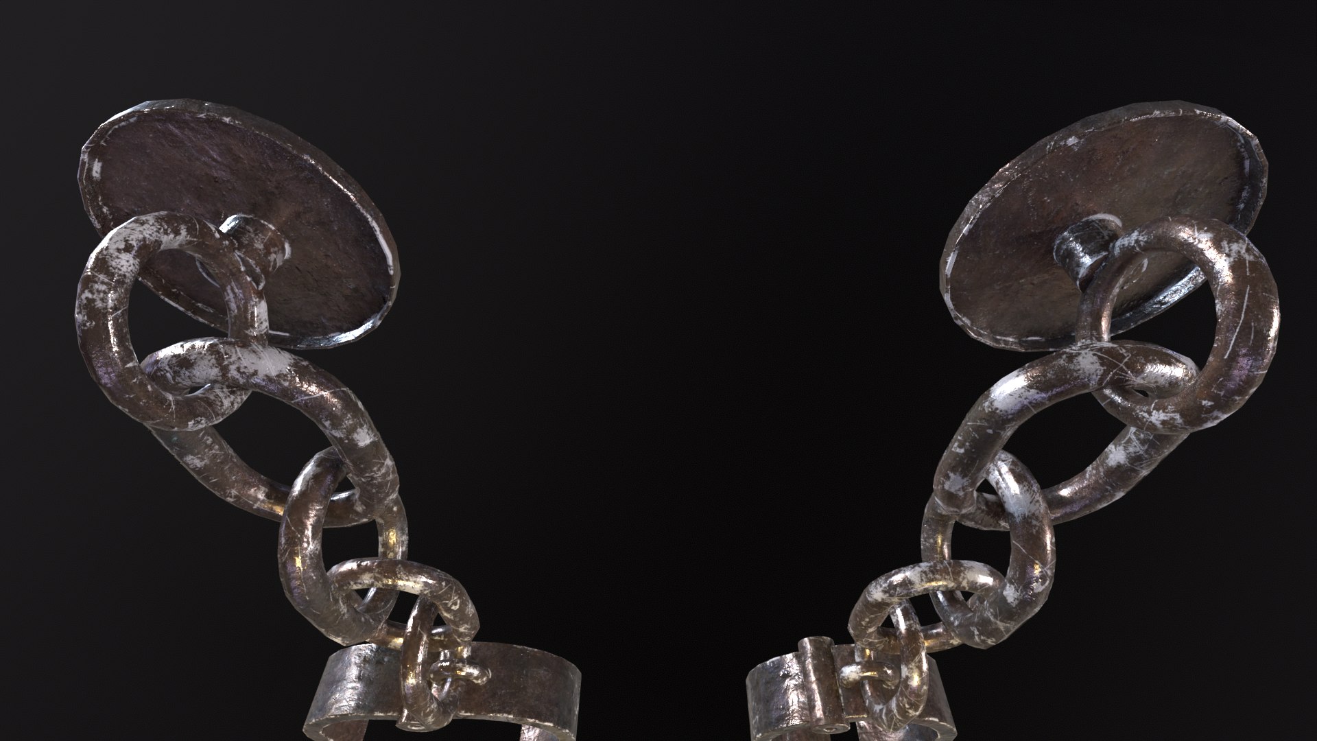 3D Old Shackles - TurboSquid 2150171