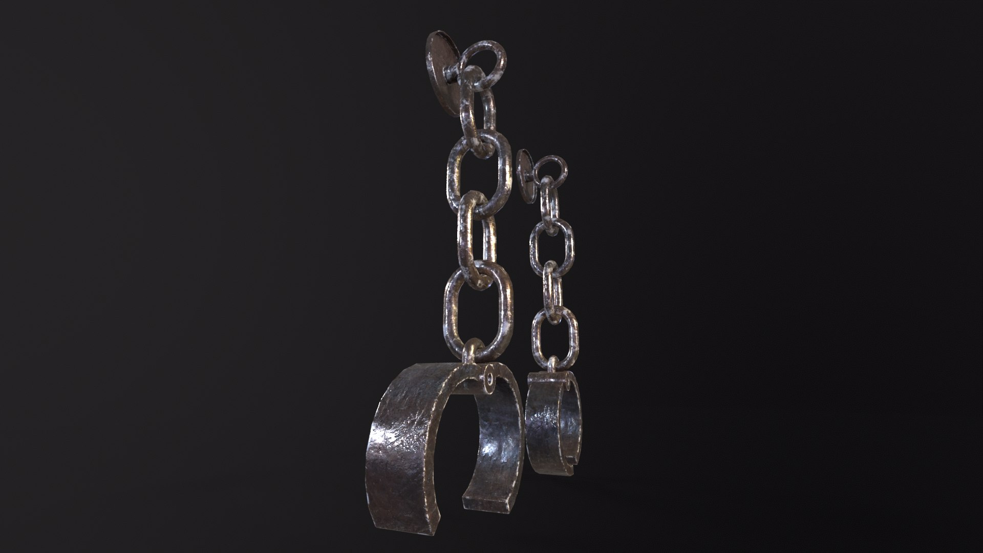 3D Old Shackles - TurboSquid 2150171