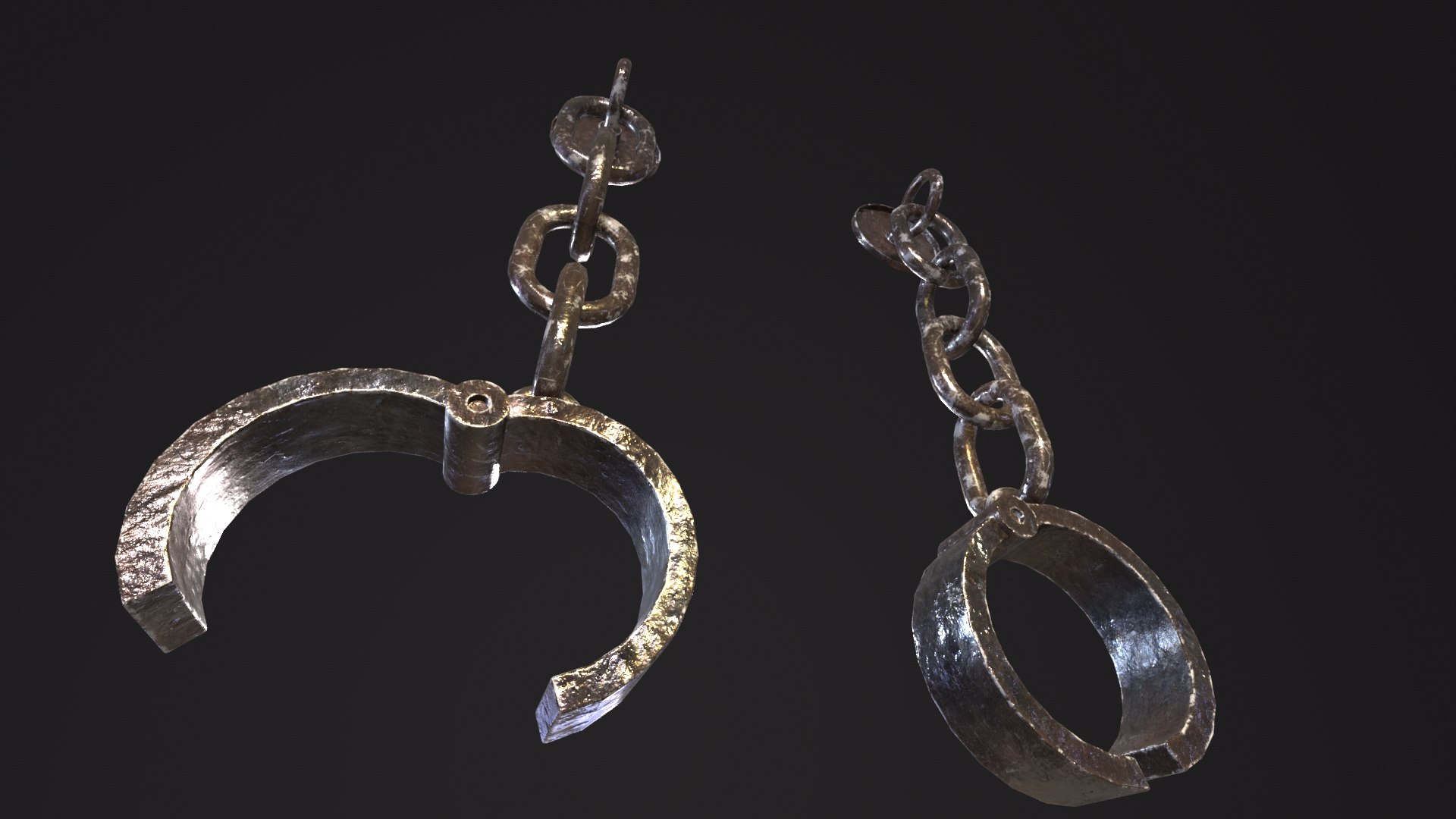 3D Old Shackles - TurboSquid 2150171
