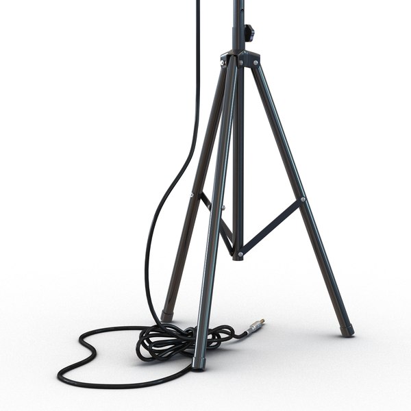 studio microphone stand 3d max