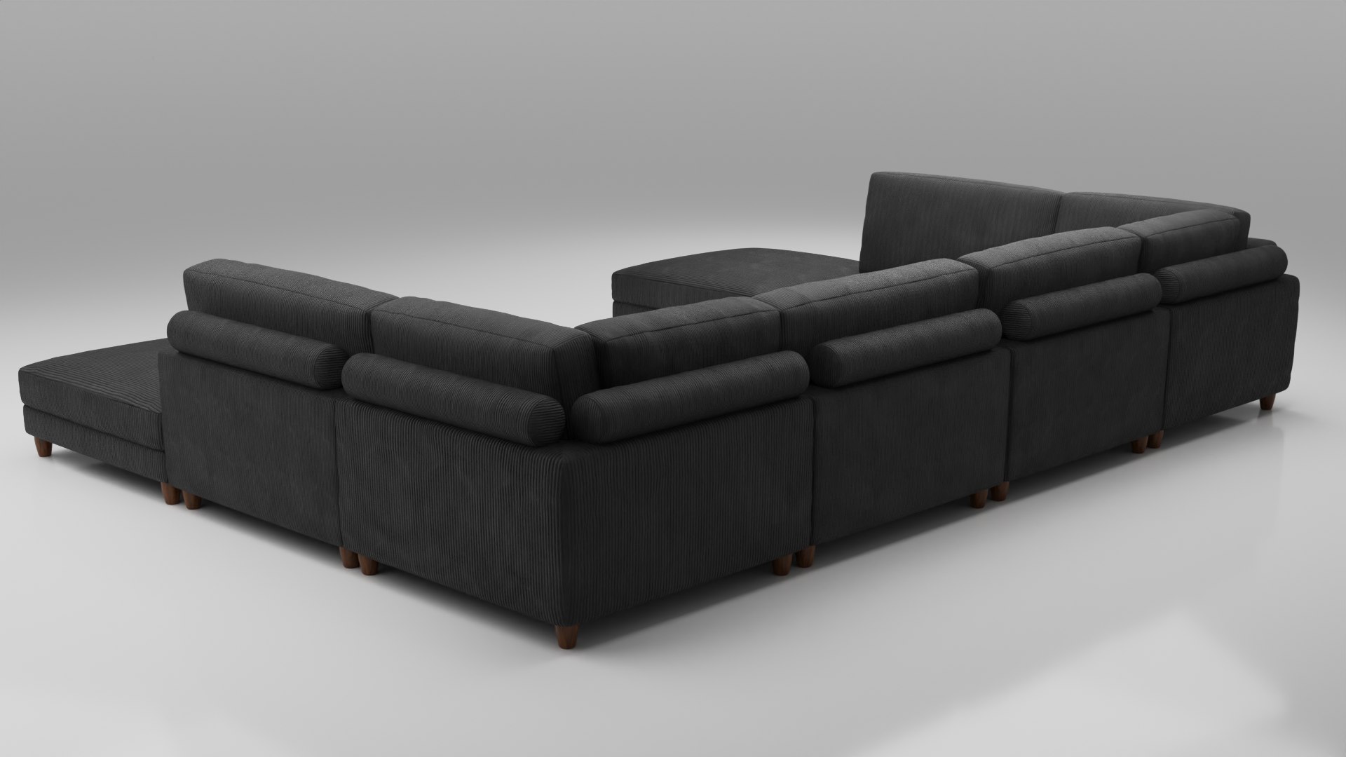 Wide Modular Sofa Wayfair 3D - TurboSquid 2175728