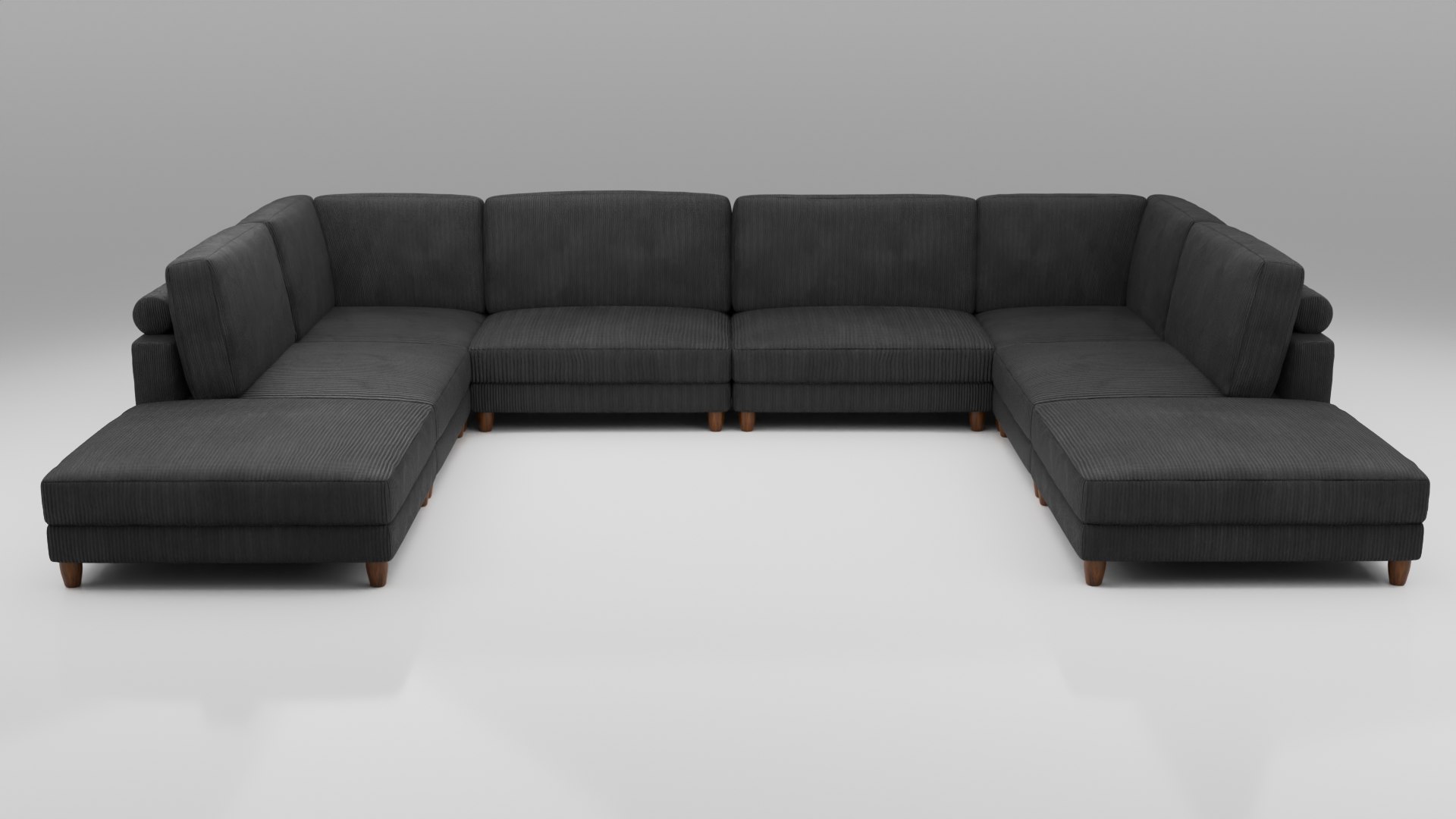 Wide Modular Sofa Wayfair 3D - TurboSquid 2175728