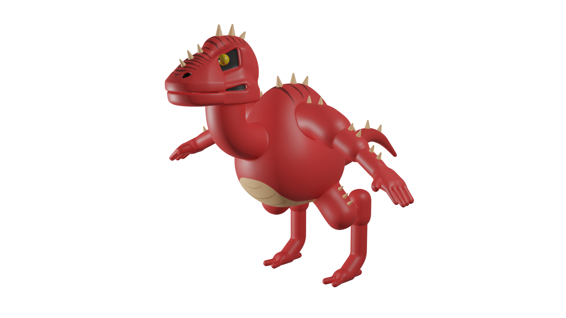 Dino Character 3D Model - TurboSquid 2200078