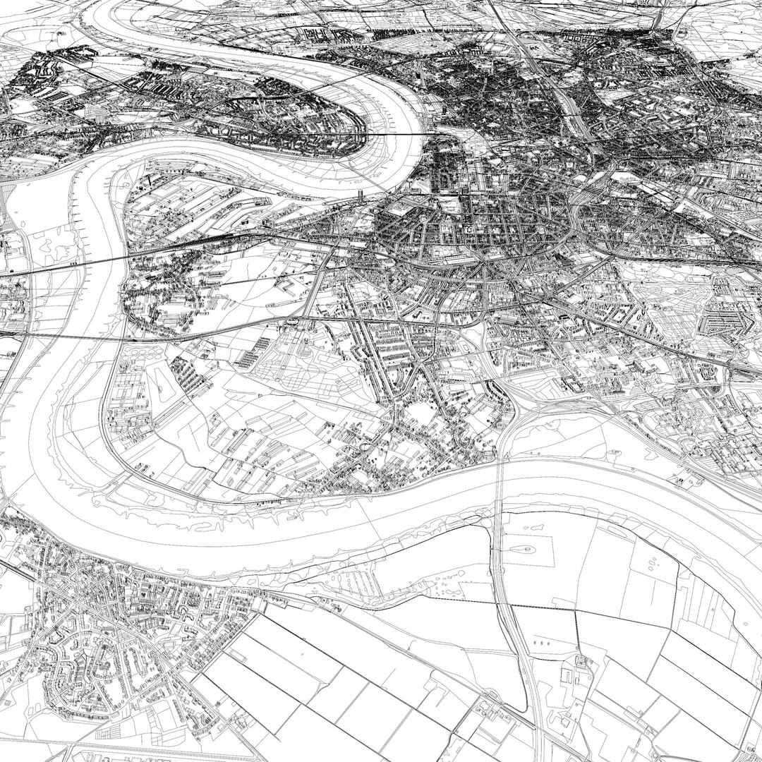 Collection - Cities in Germany - mass buildings 3D model - TurboSquid ...