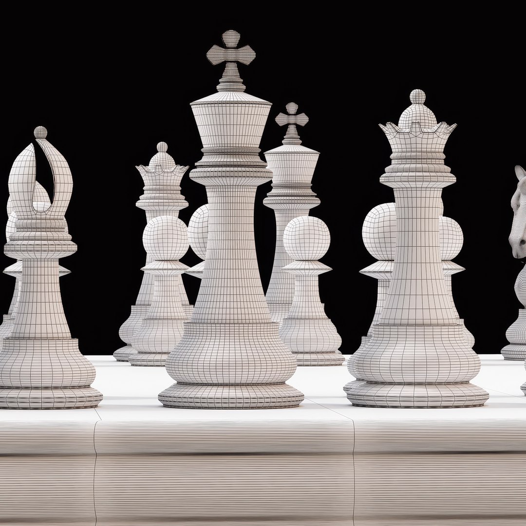 3D Chess Model - TurboSquid 2289354