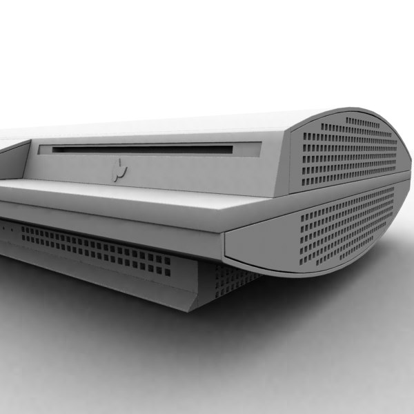 sony playstation 3 2007 3d max