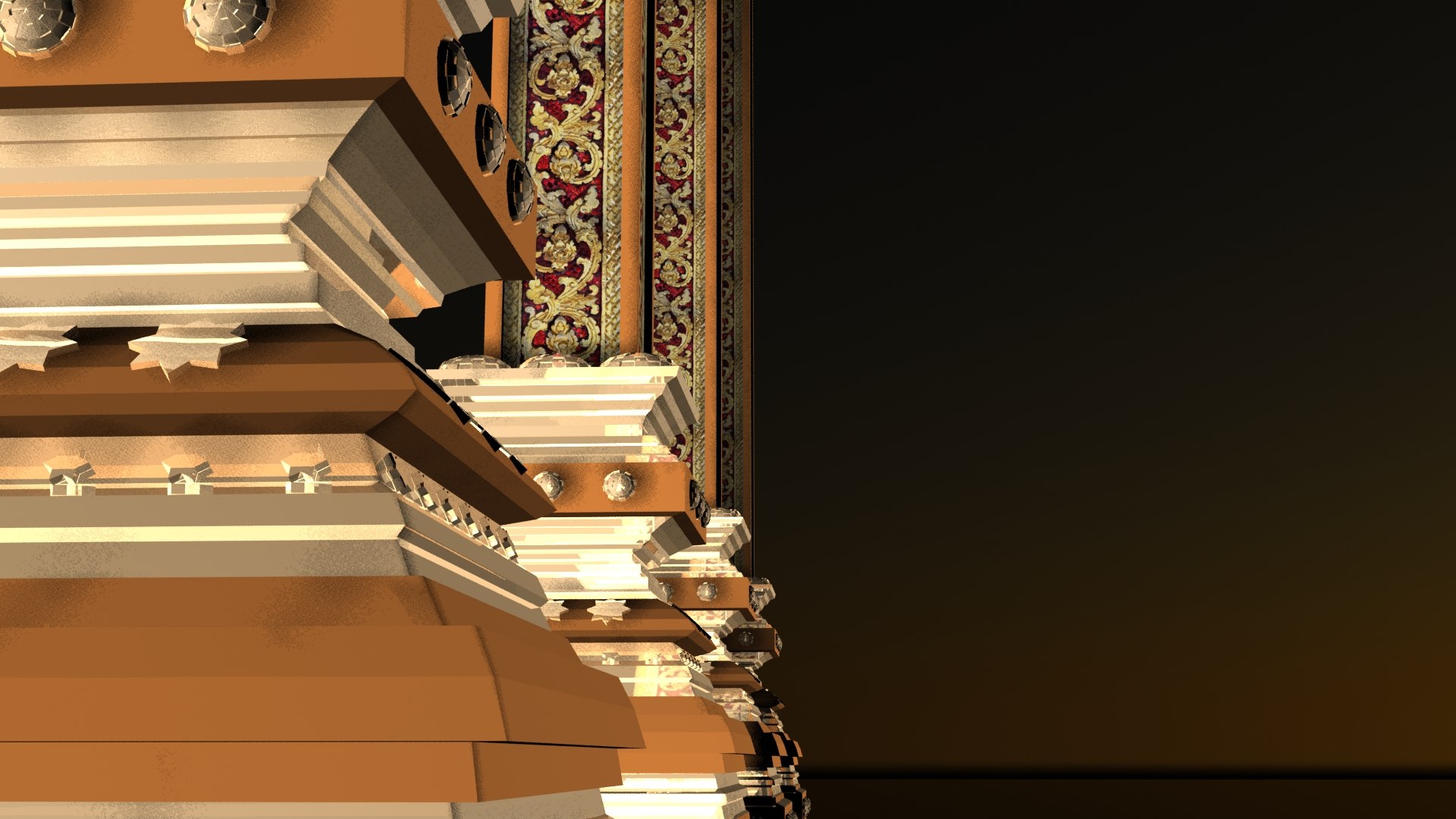 Siam Pillar 3d Model