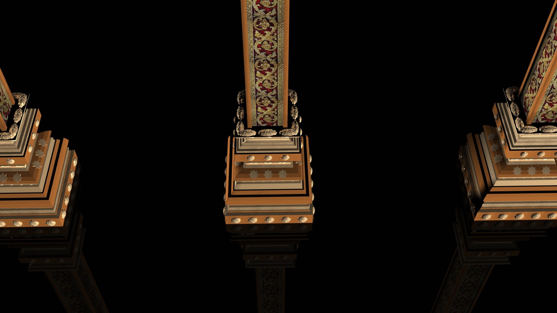 Siam Pillar 3d Model