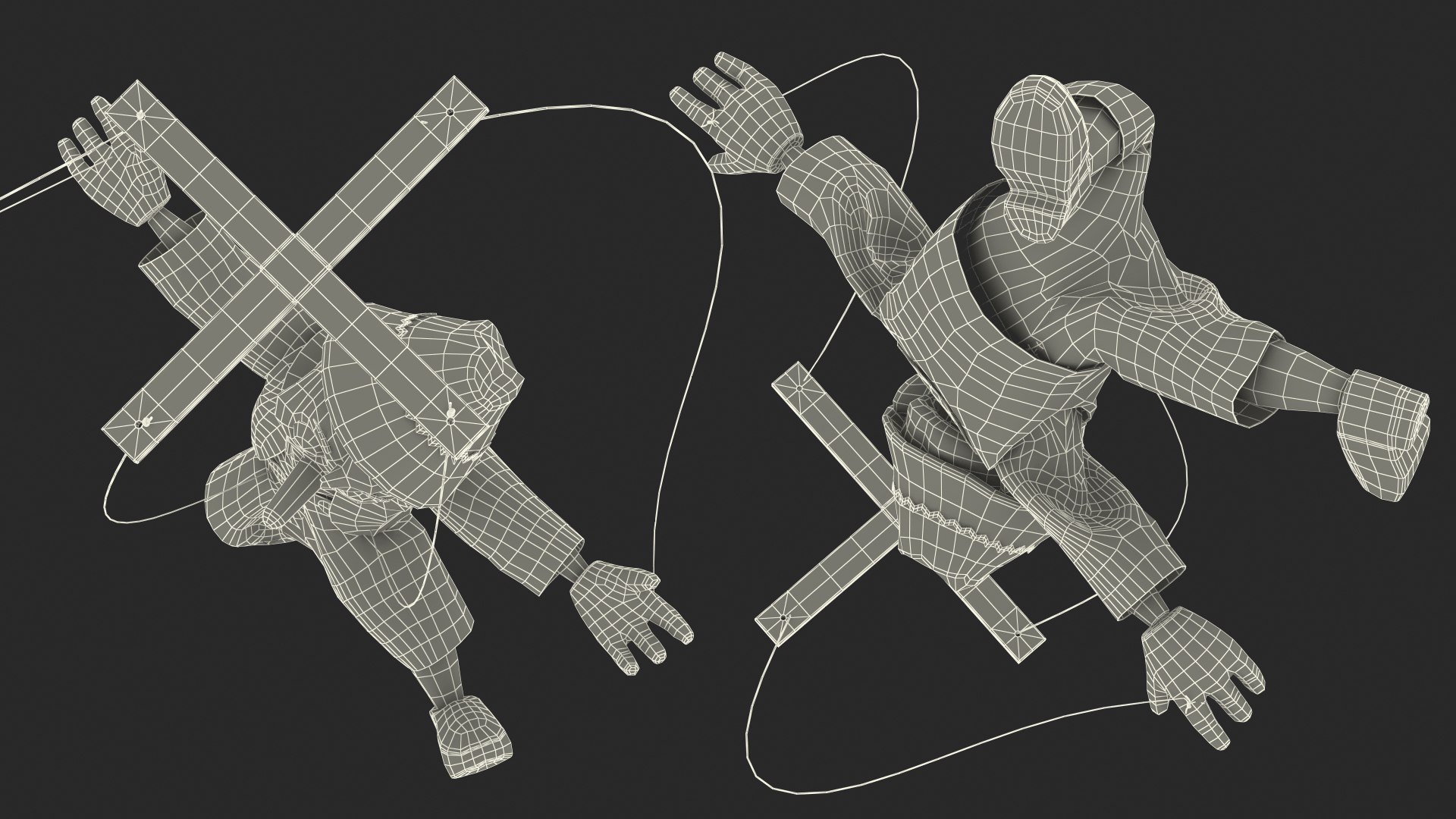 Dancing Pinocchio Wooden String Puppet 3D Model - TurboSquid 2070370