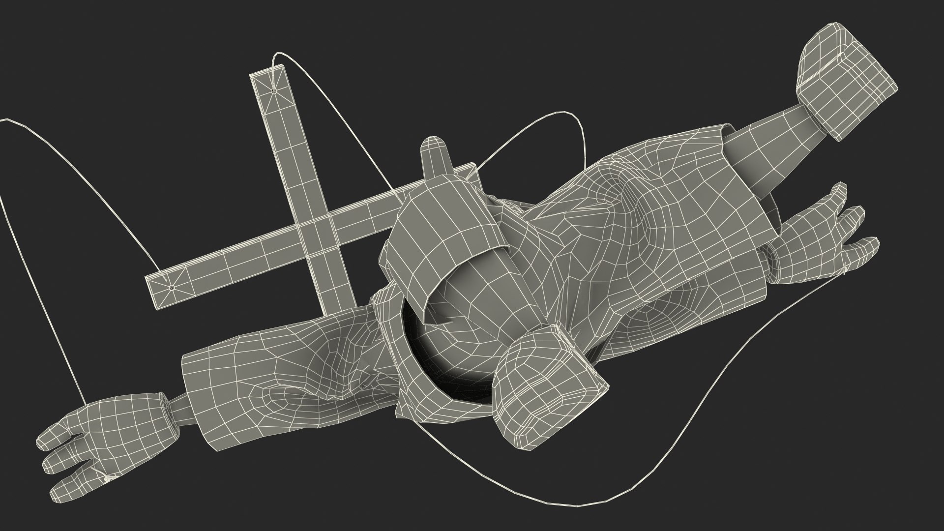 Dancing Pinocchio Wooden String Puppet 3D Model - TurboSquid 2070370