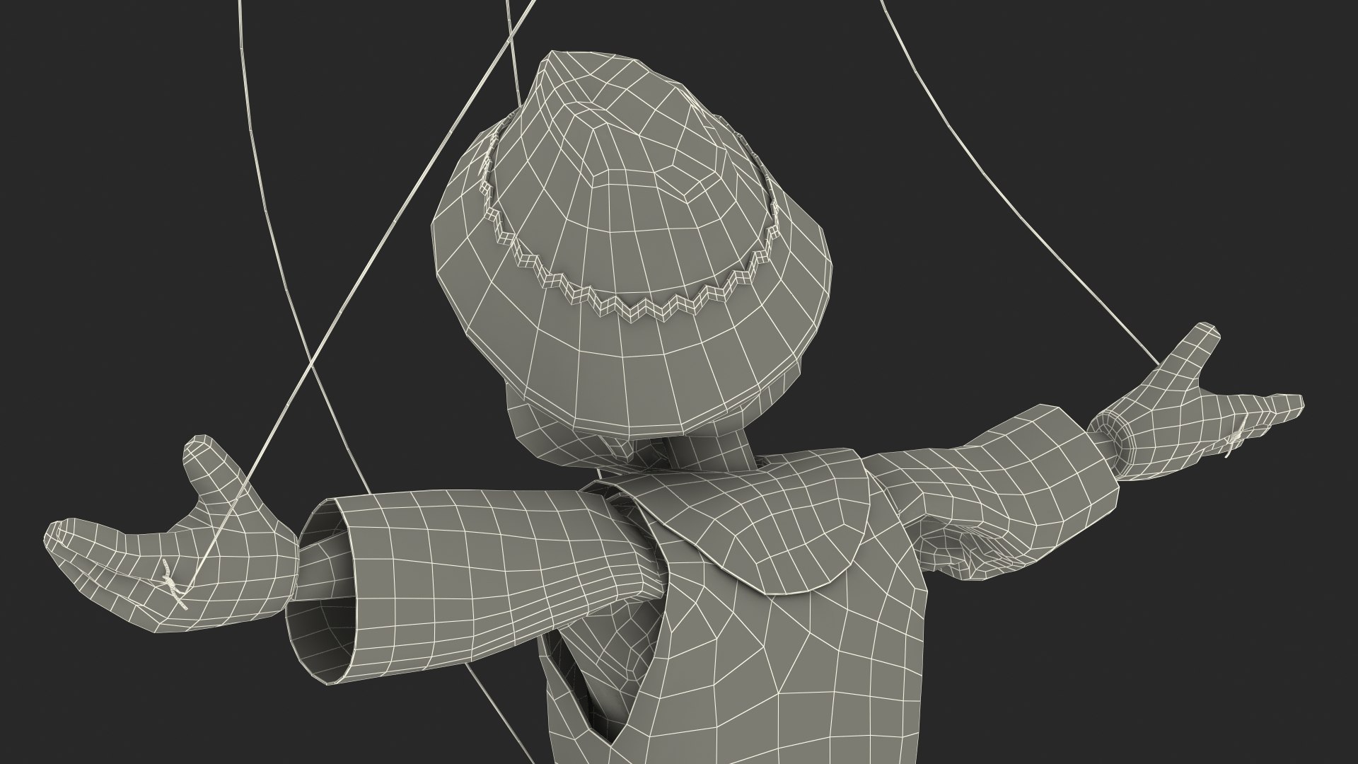 Dancing Pinocchio Wooden String Puppet 3D Model - TurboSquid 2070370