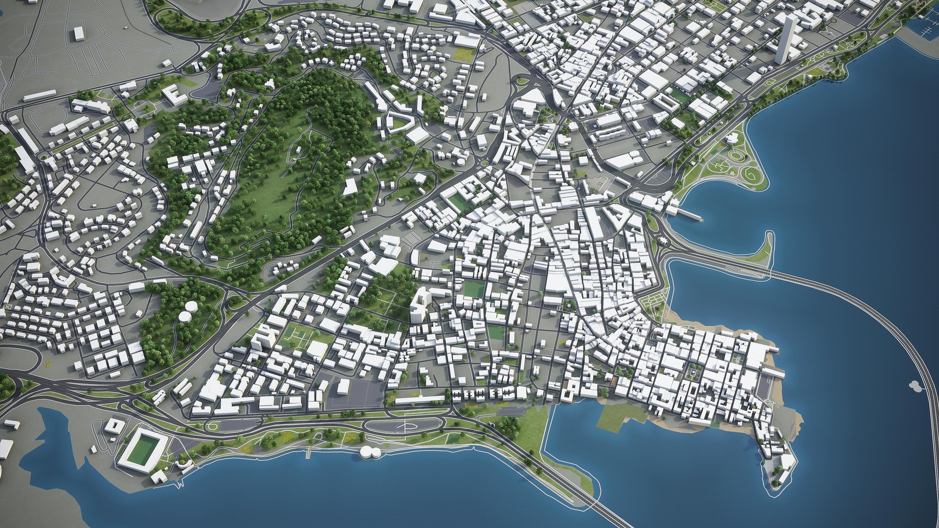 3D Panama Area Extents - TurboSquid 1481262