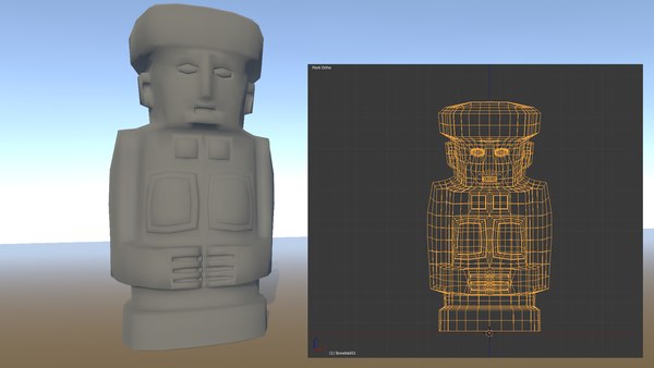 Statue idol 3D model - TurboSquid 1673024