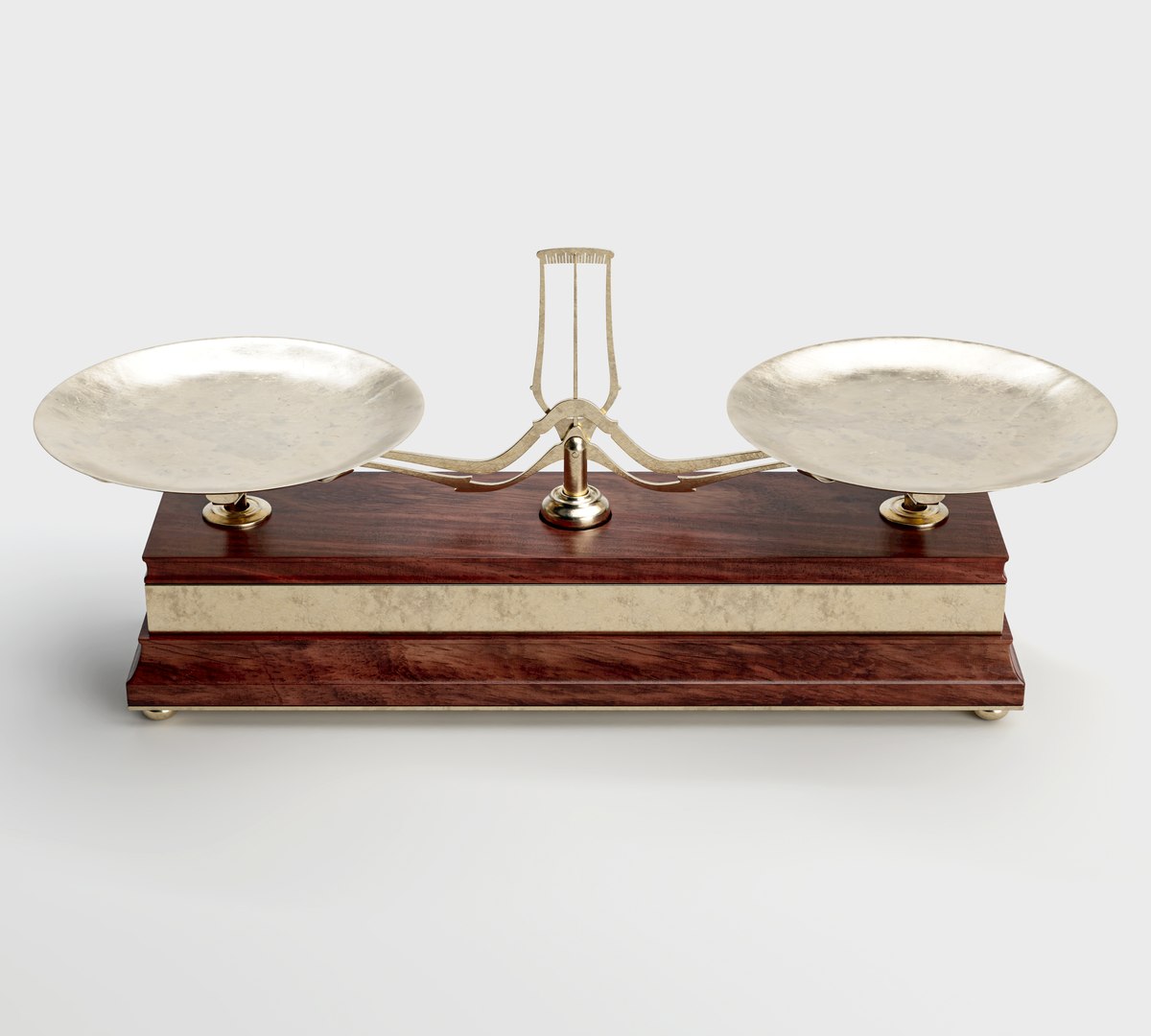 3D Model Vintage Balance Scale - TurboSquid 2042144