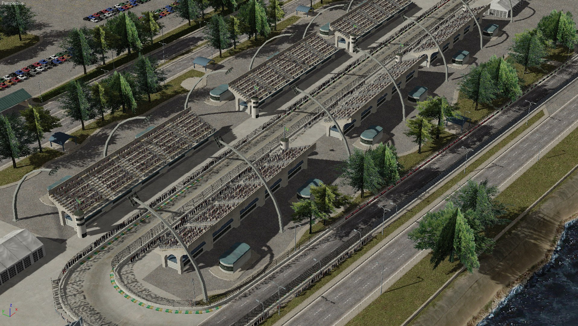 3d Sao Paulo Track Model