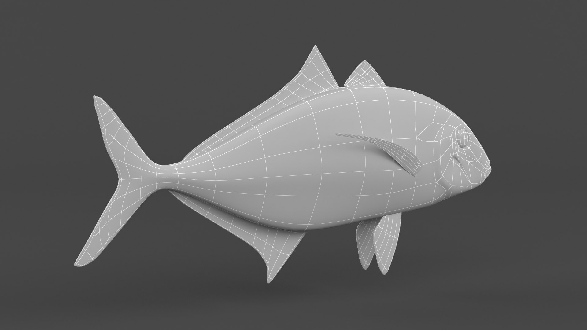 3D Trevally Fish Model - TurboSquid 2198879